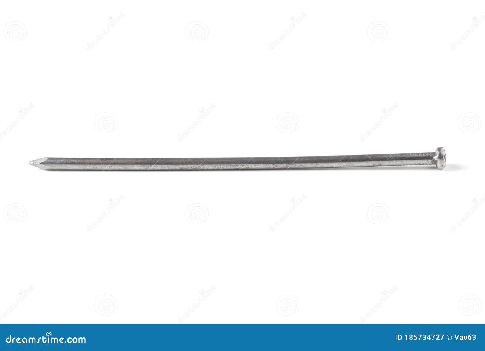 Iron nail stock image. Image of grunge, metallic, carpenter - 185734727