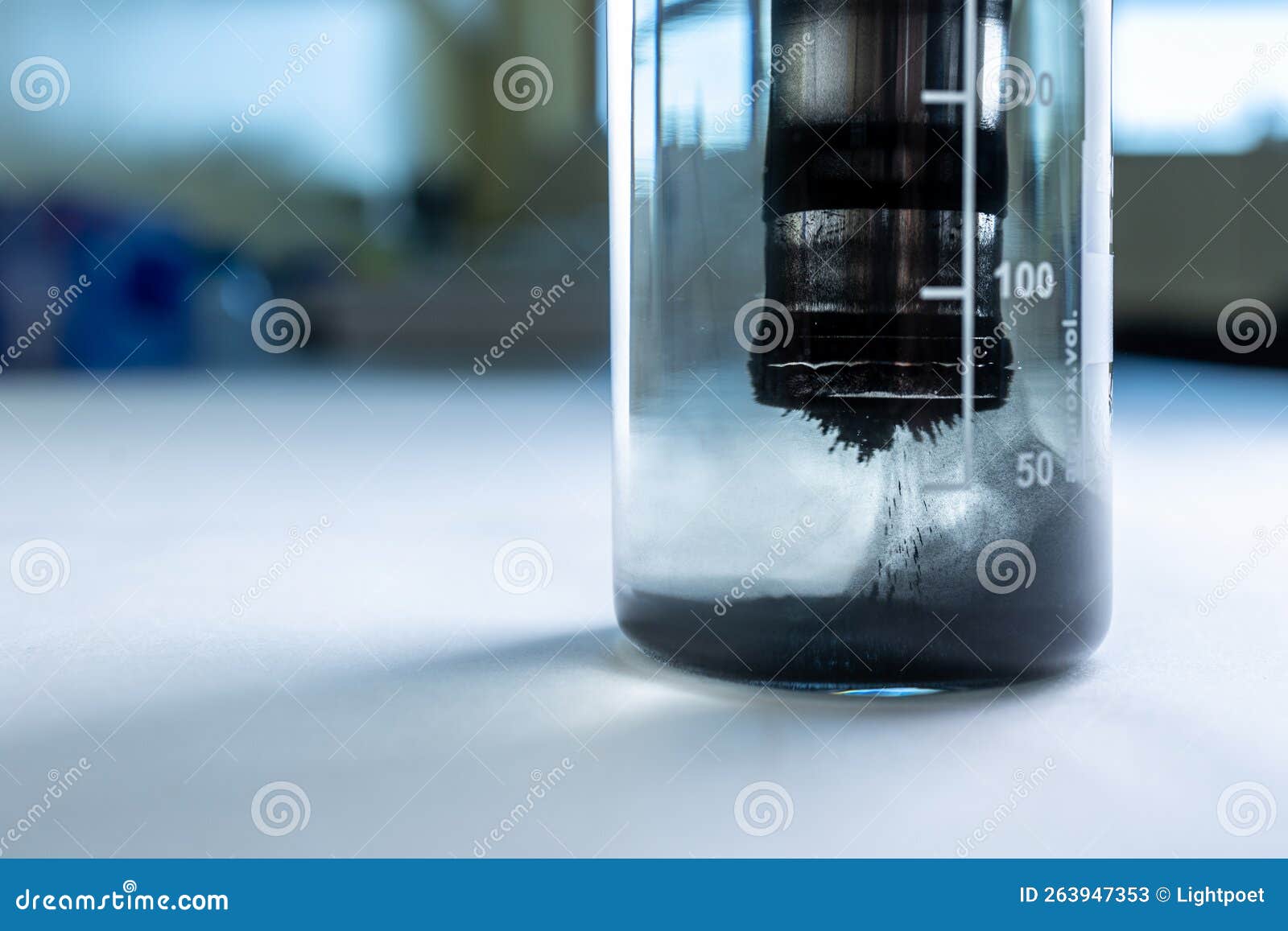 Iron Nanoparticles in a Lab, Stock Image - Image of microscopic ...