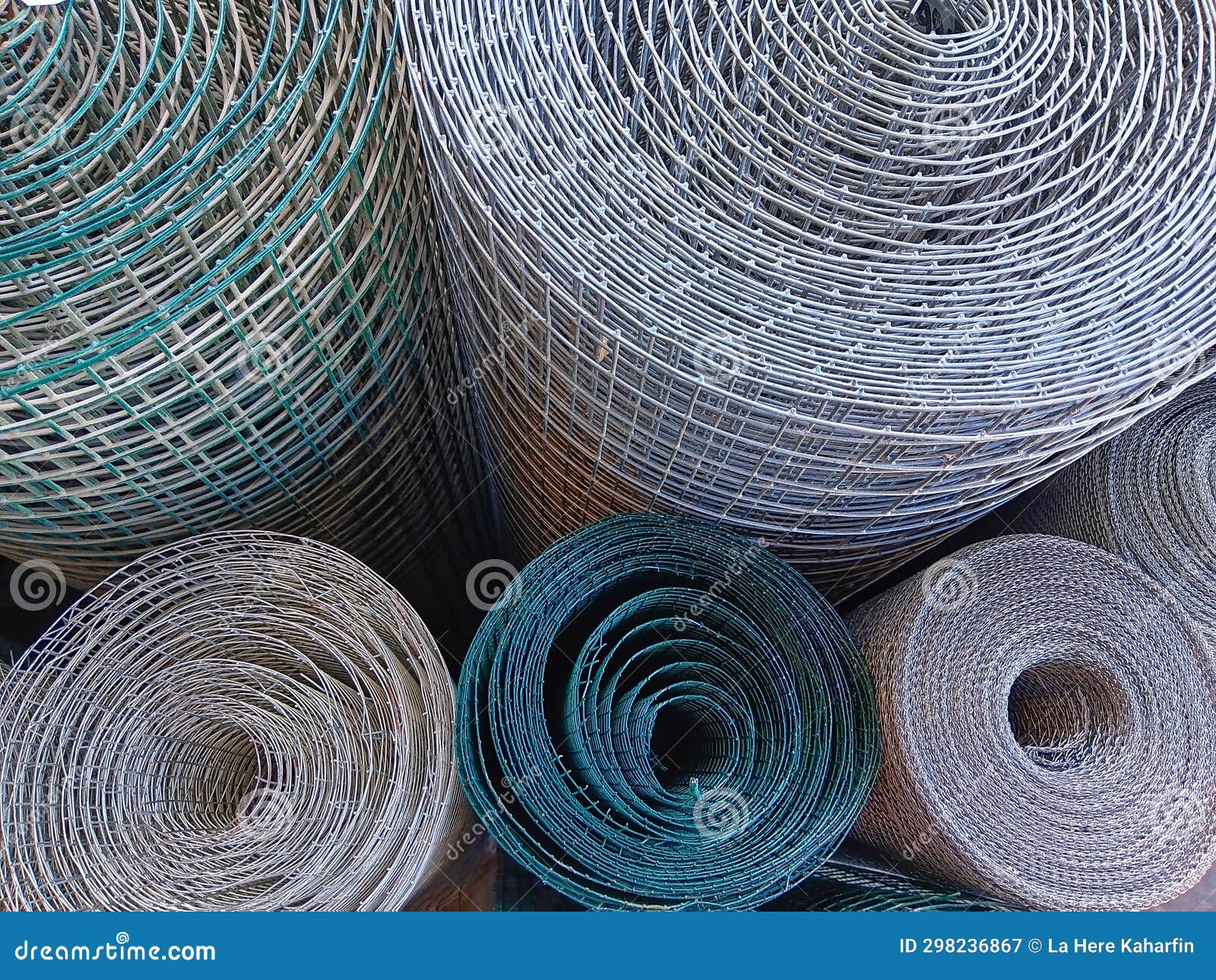 Iron net on display stock image. Image of metallic, wall - 298236867