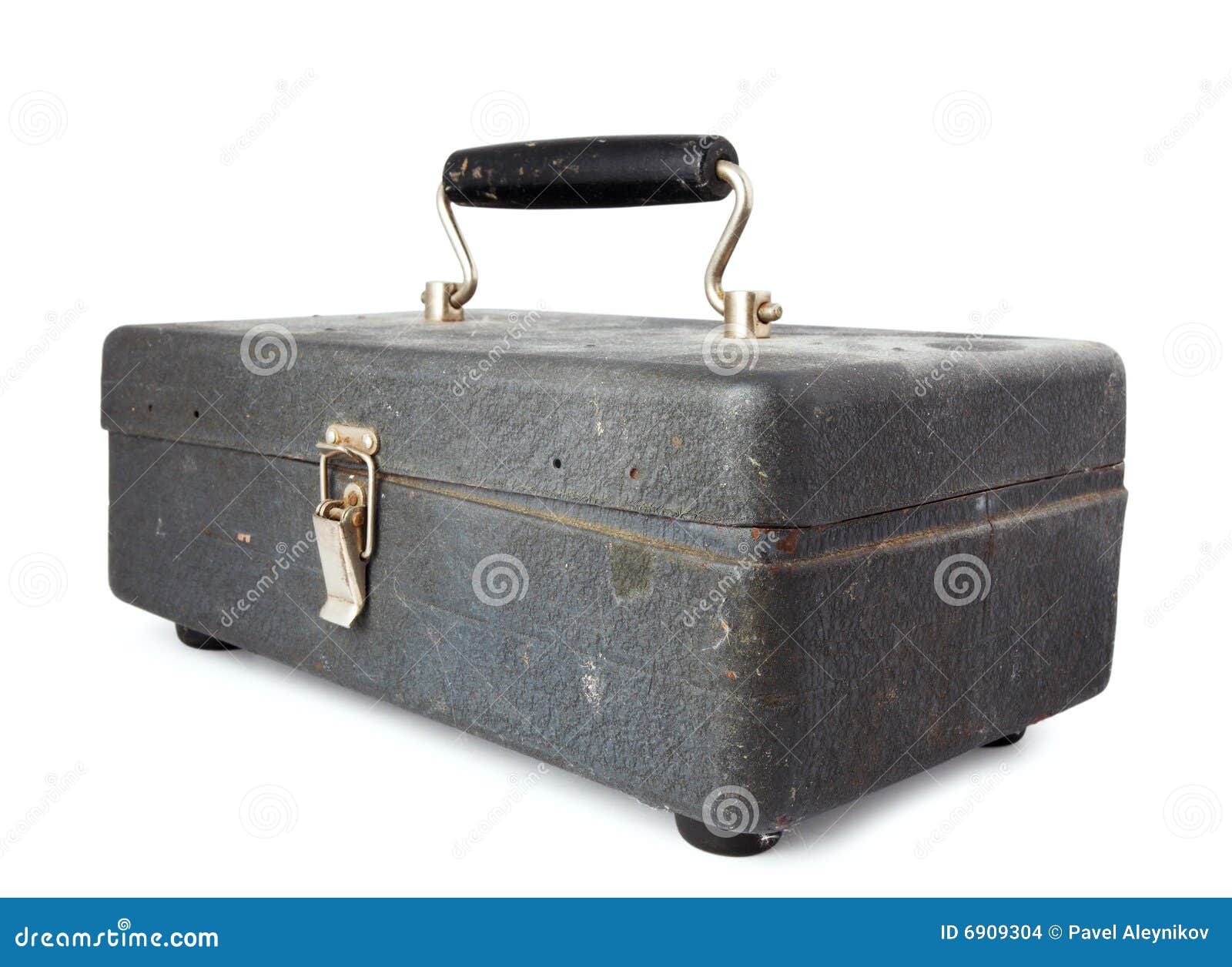 Iron old box stock photo. Image of business, toolbox, silver - 6909304