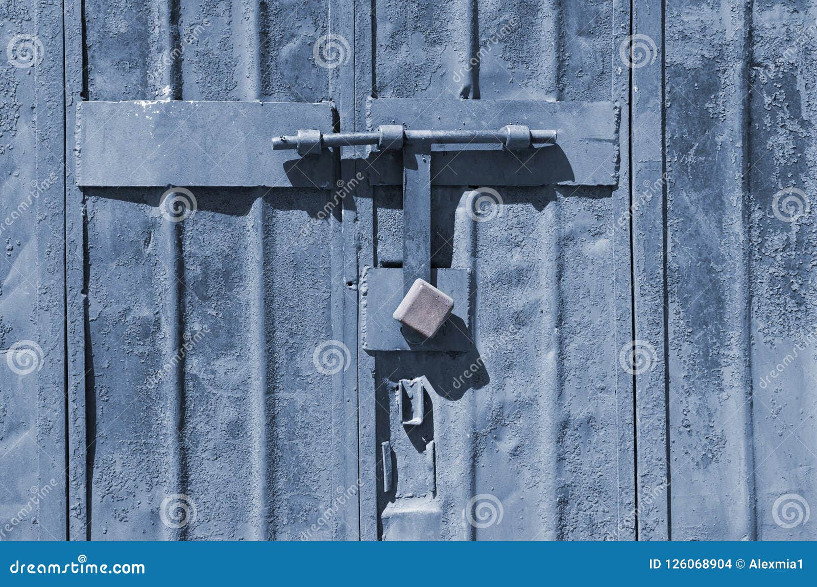 Gate Rust Grey Panel Brut Rusty Steel Metal House Portal Of A ...