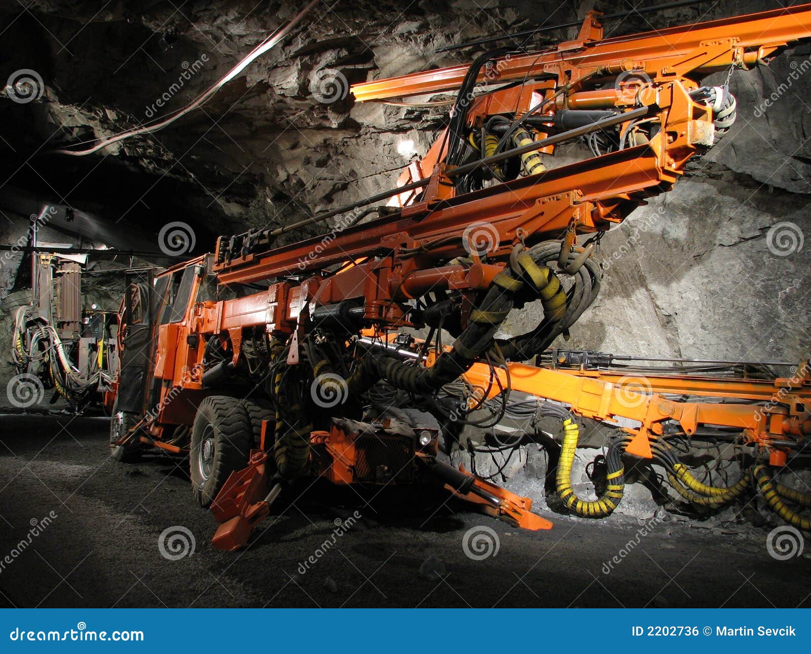 Iron ore mining stock photo. Image of iron, hole, industry - 2202736