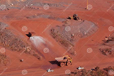 Iron ore mining stock photo. Image of landscape, environment - 23287982