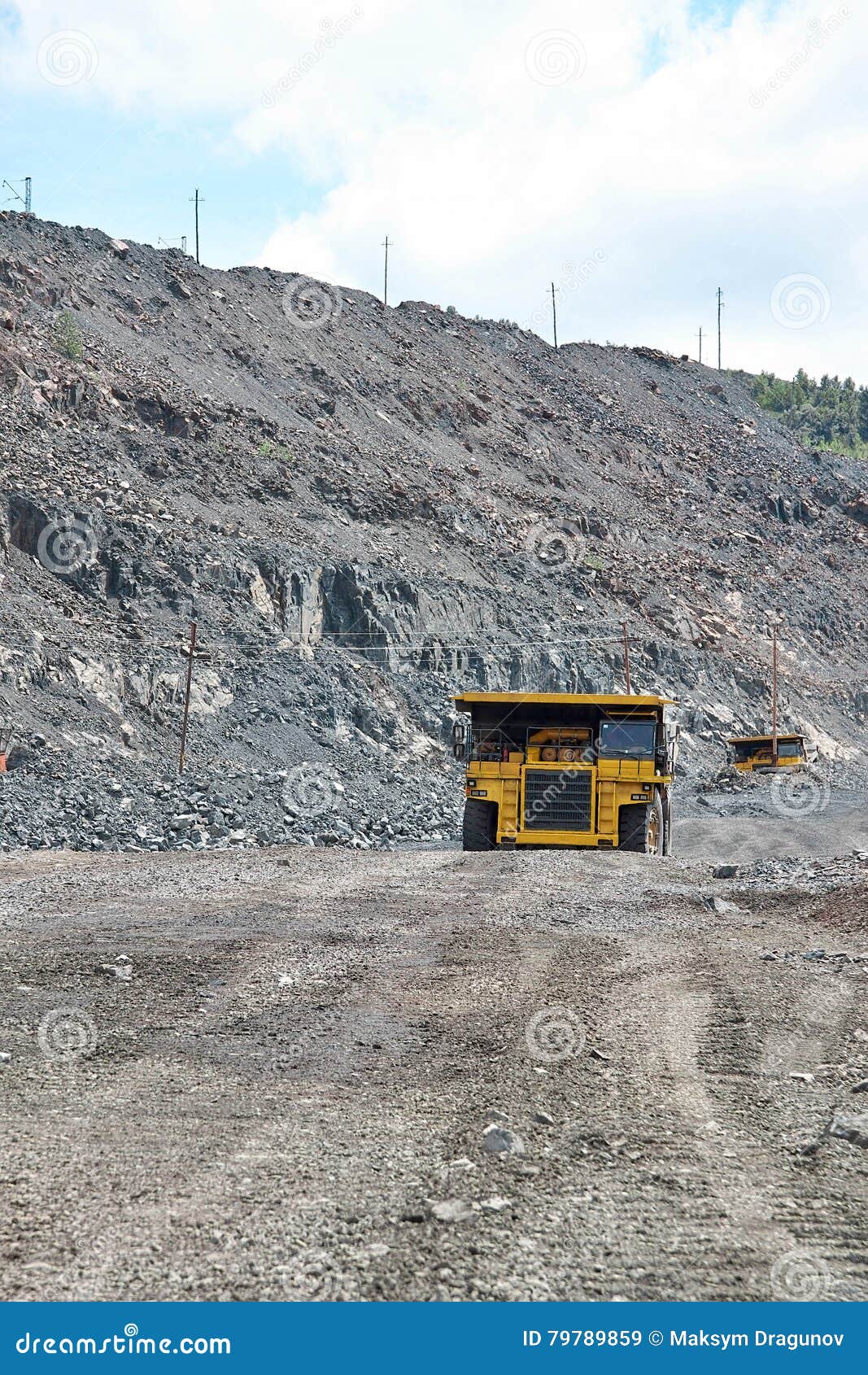 Iron ore mining stock image. Image of large, excavation - 79789859