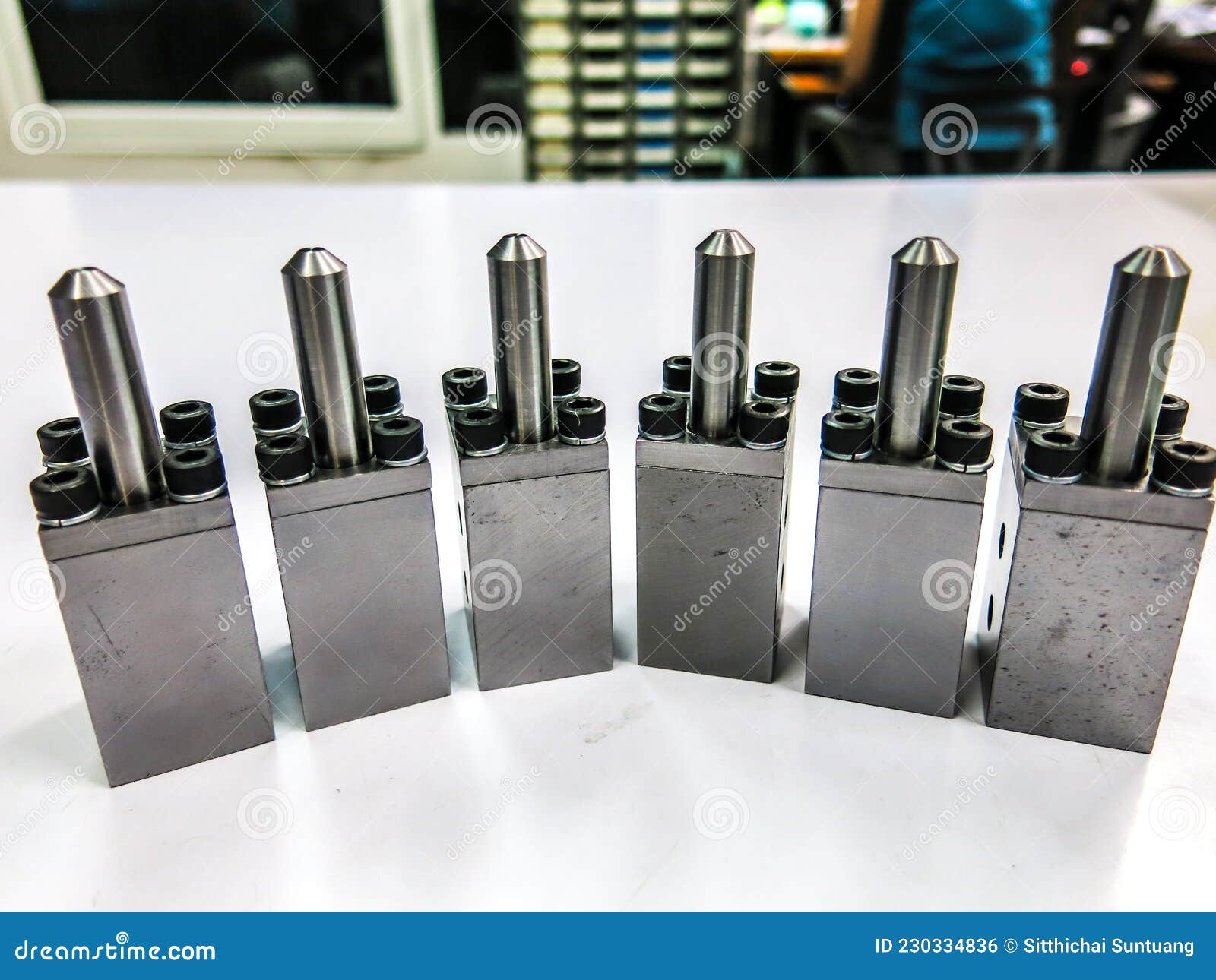 Steel and Stainless Steel Rectangular Plates are Made into Grooves for ...