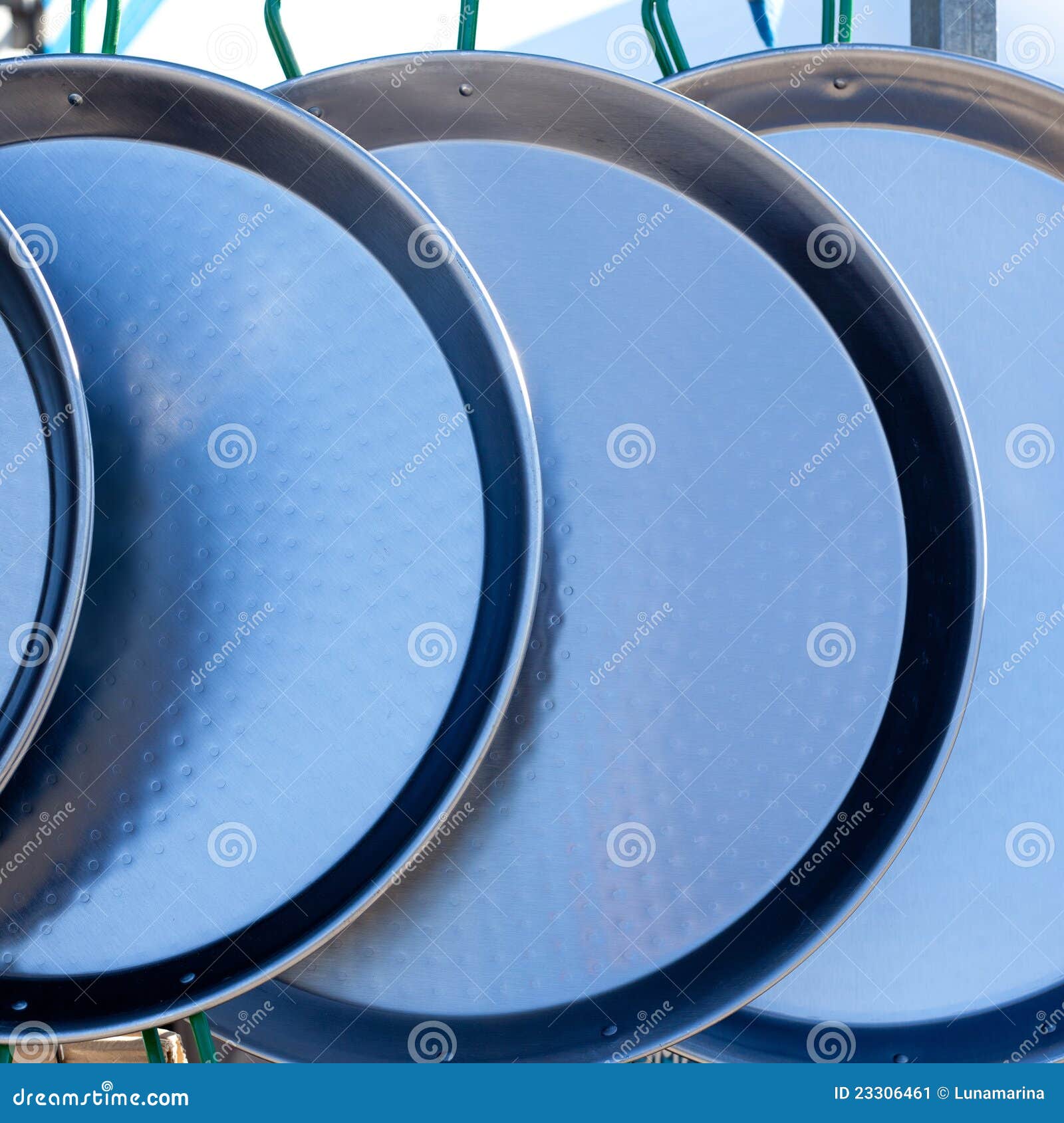 Iron Paella Typical Pan from Mediterranean Spain Stock Image - Image of ...