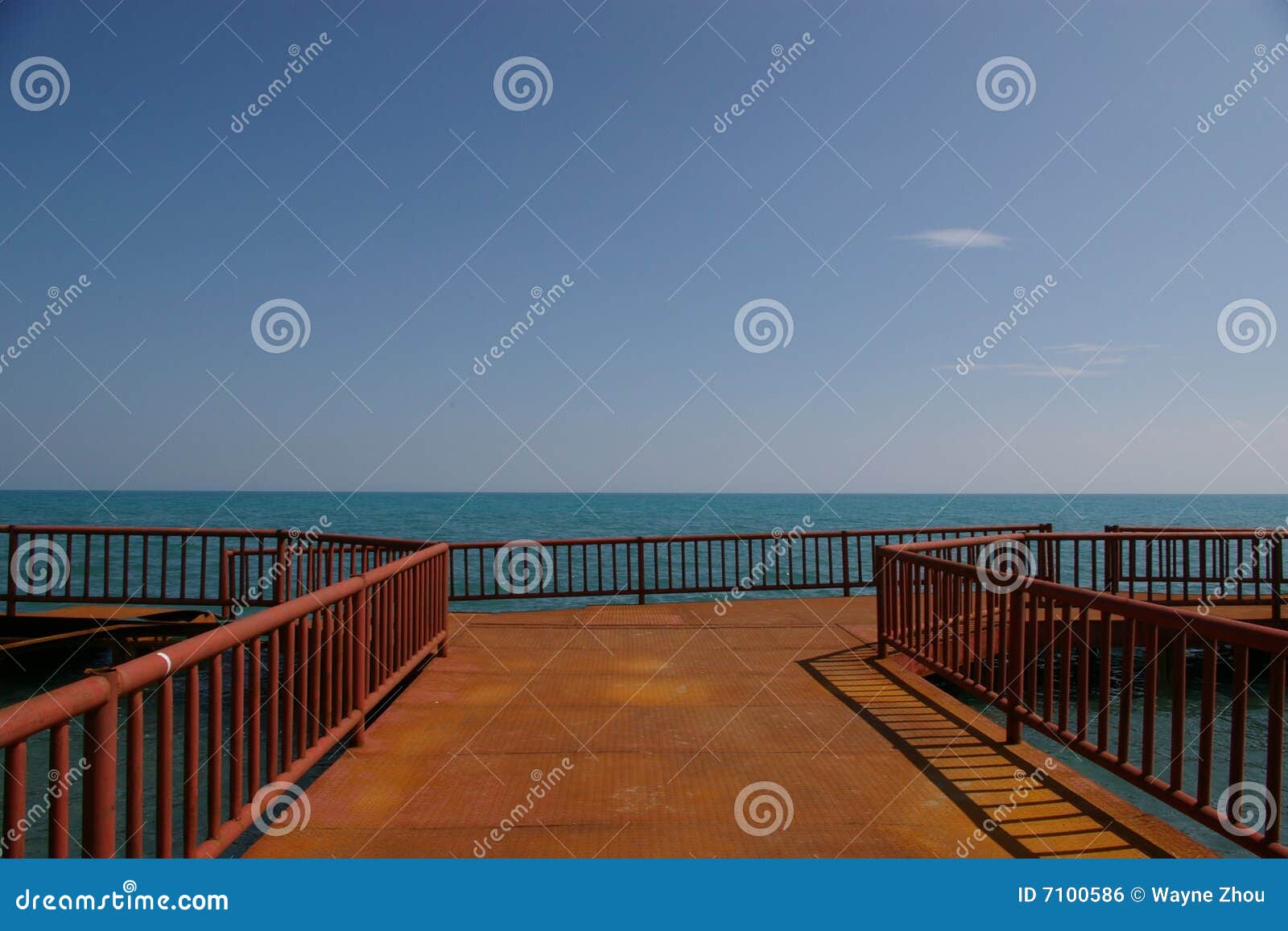 Iron path stock photo. Image of beach, cross, colored - 7100586