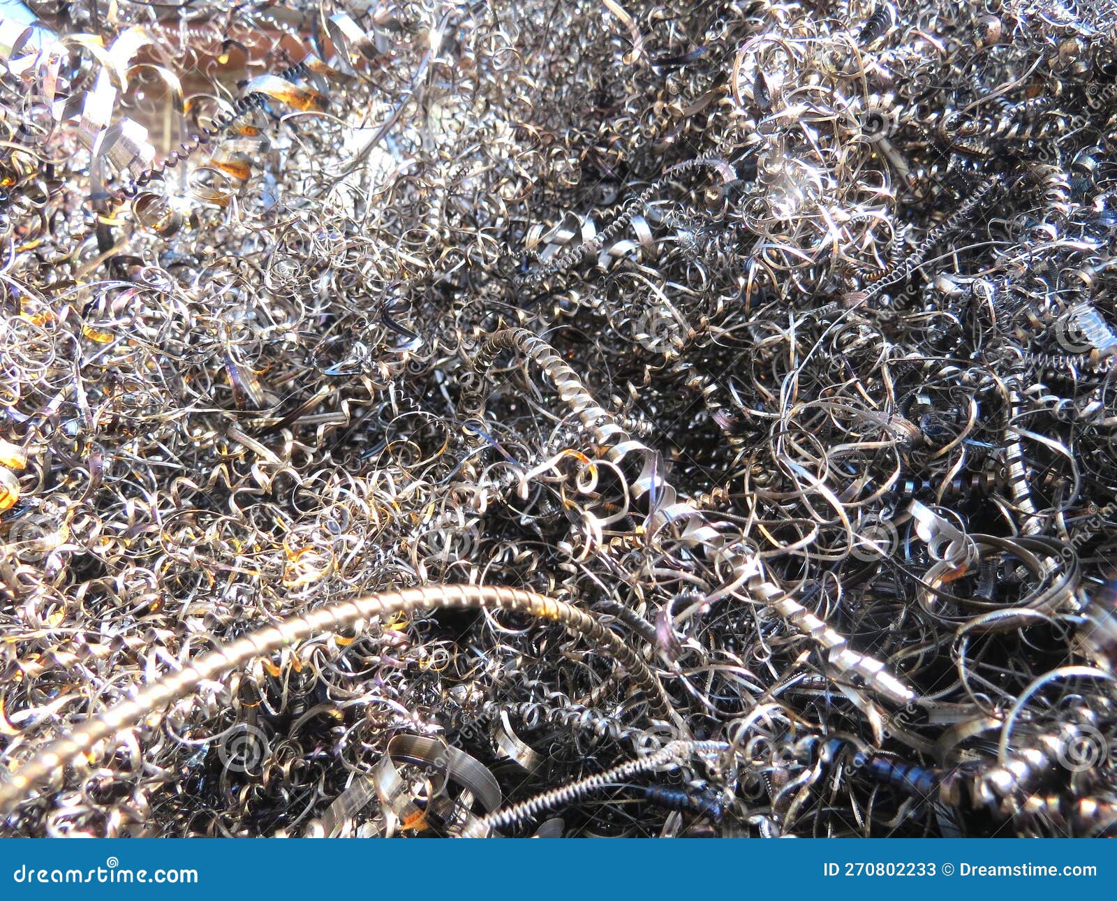 Iron Pieces of All Sizes and Shapes Stock Image - Image of pieces ...