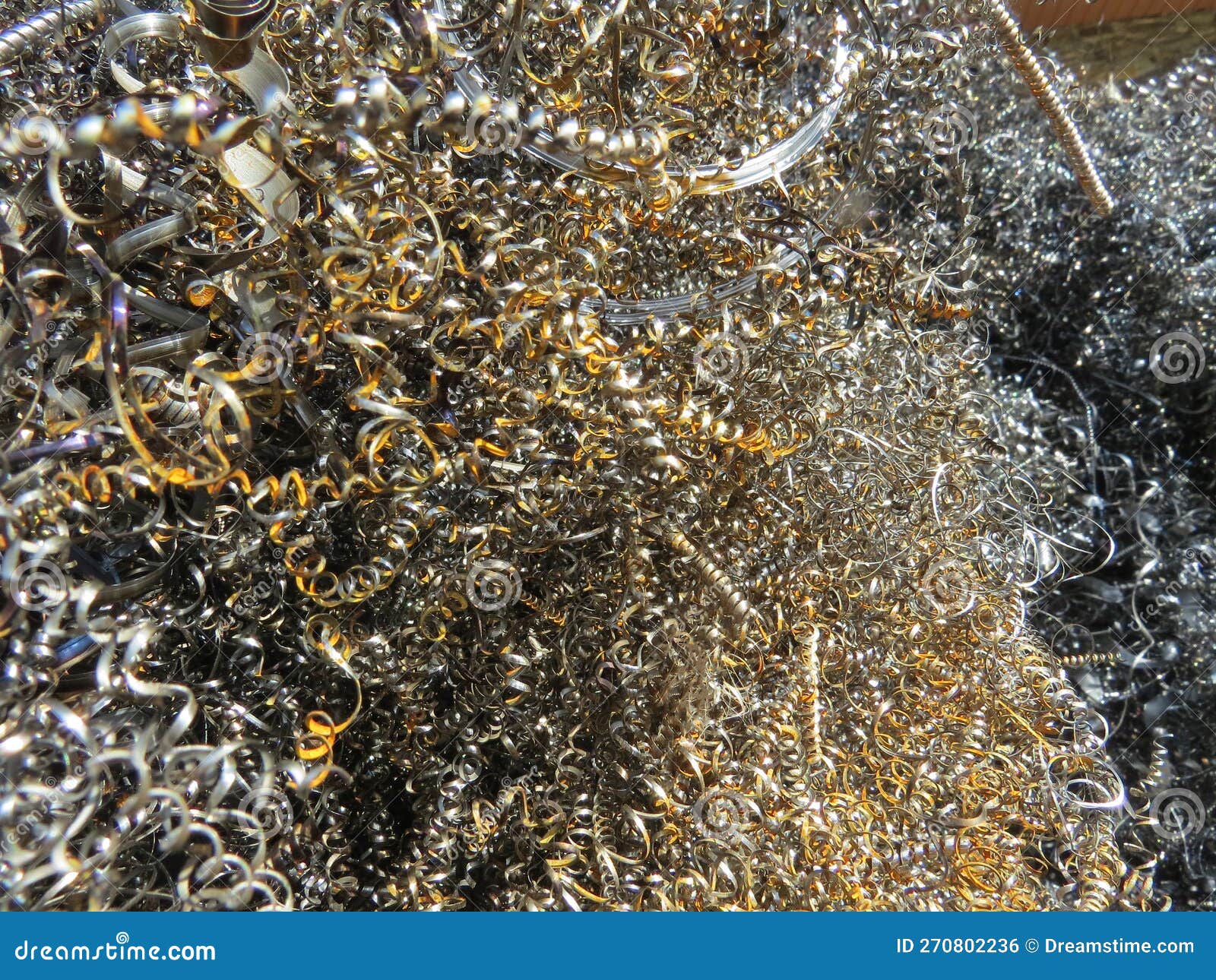 Iron Pieces of All Sizes and Shapes Stock Photo - Image of industrial ...