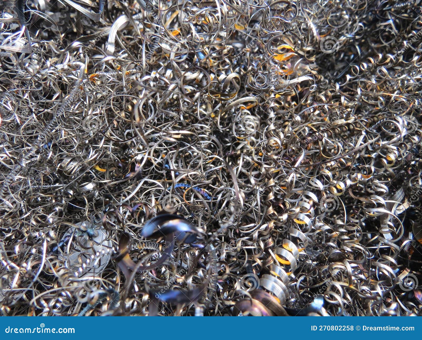 Iron Pieces of All Sizes and Shapes Stock Photo - Image of industry ...