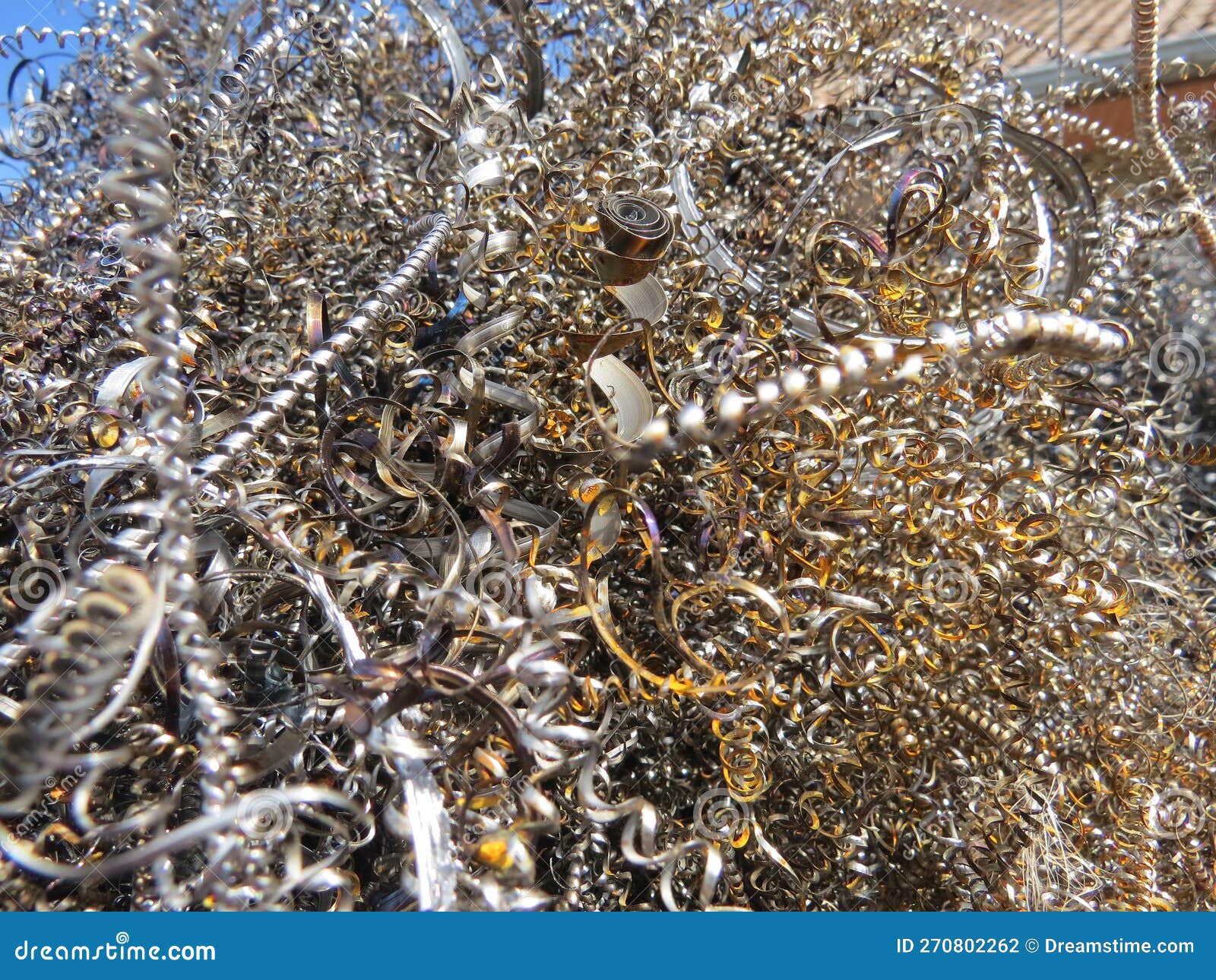 Iron Pieces of All Sizes and Shapes Stock Photo - Image of colours ...