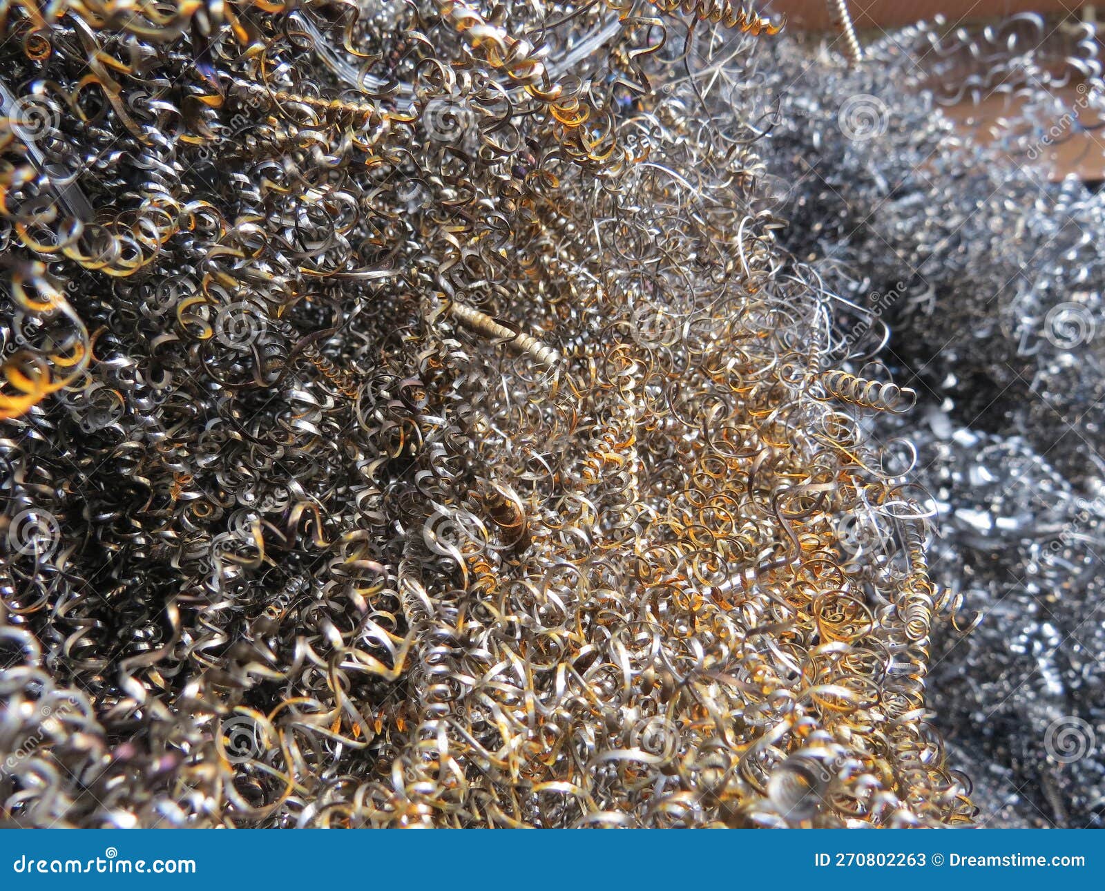 Iron Pieces of All Sizes and Shapes Stock Image - Image of industrial ...