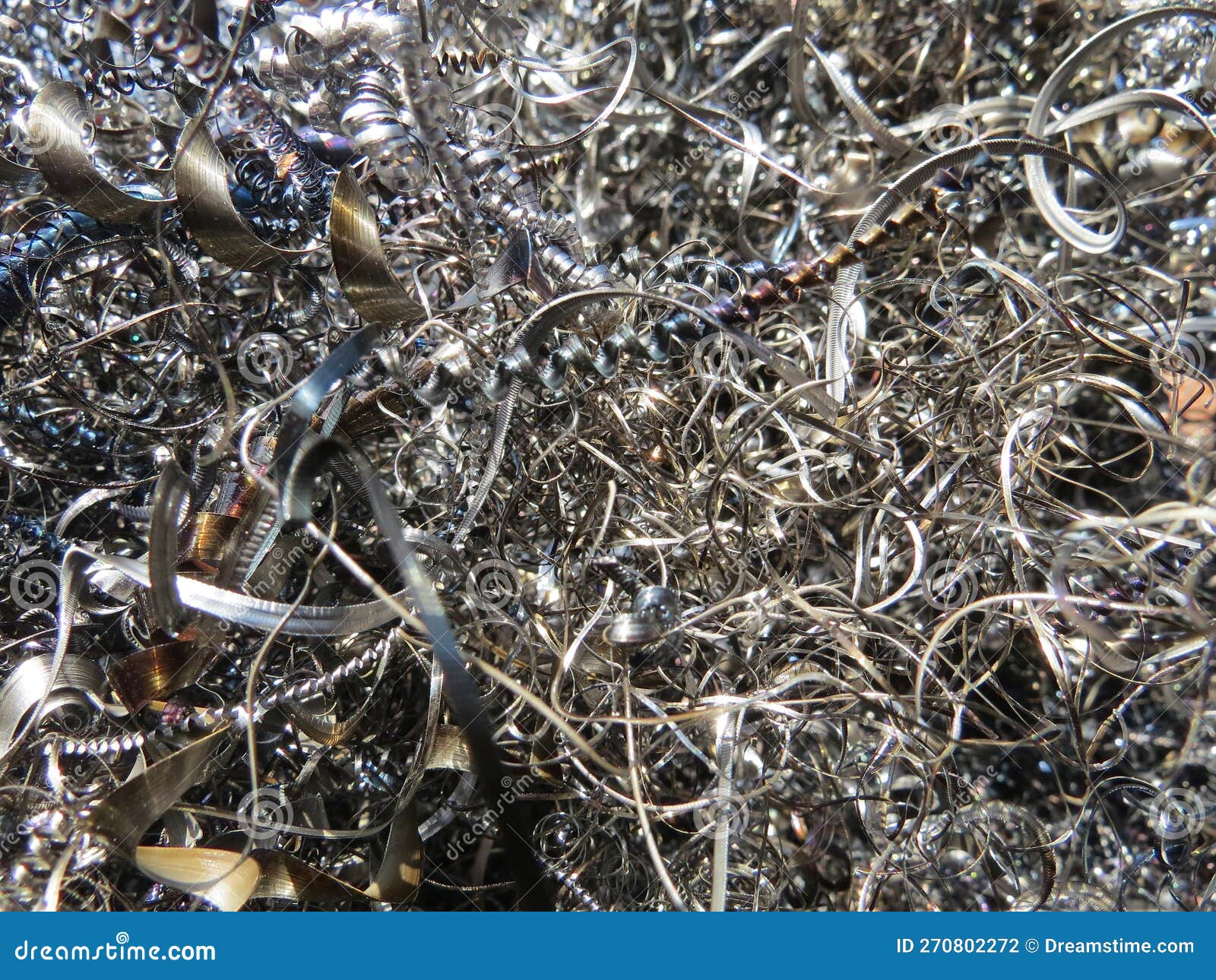 Iron Pieces of All Sizes and Shapes Stock Photo - Image of adjustment ...