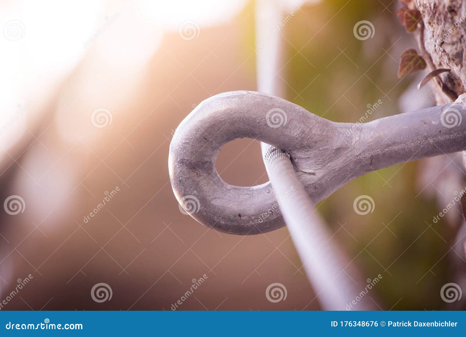 Iron Piton in a Rock, Climbing Sports Stock Photo - Image of lifestyle ...