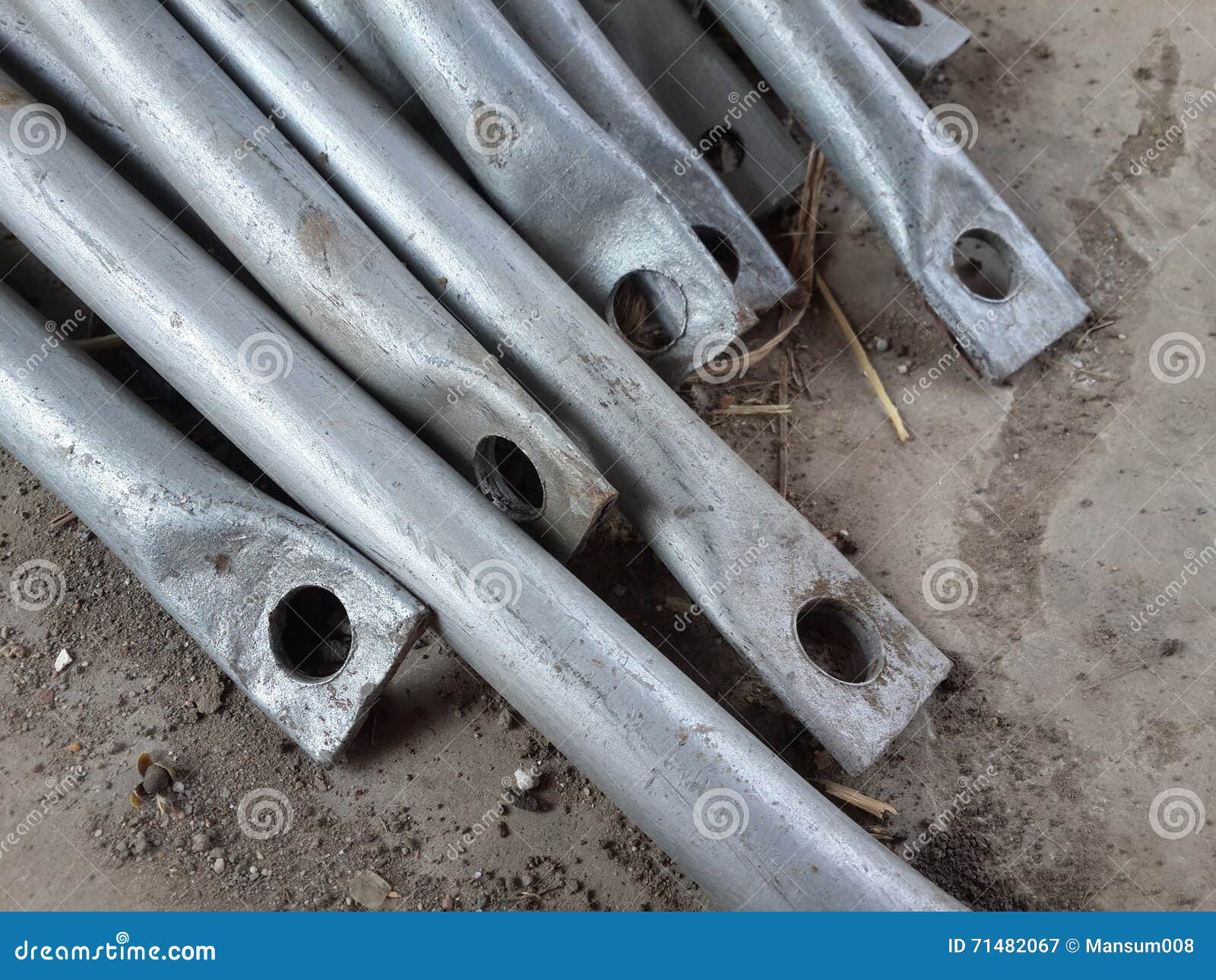 Iron pole stock image. Image of pole, steel, dust, iron - 71482067