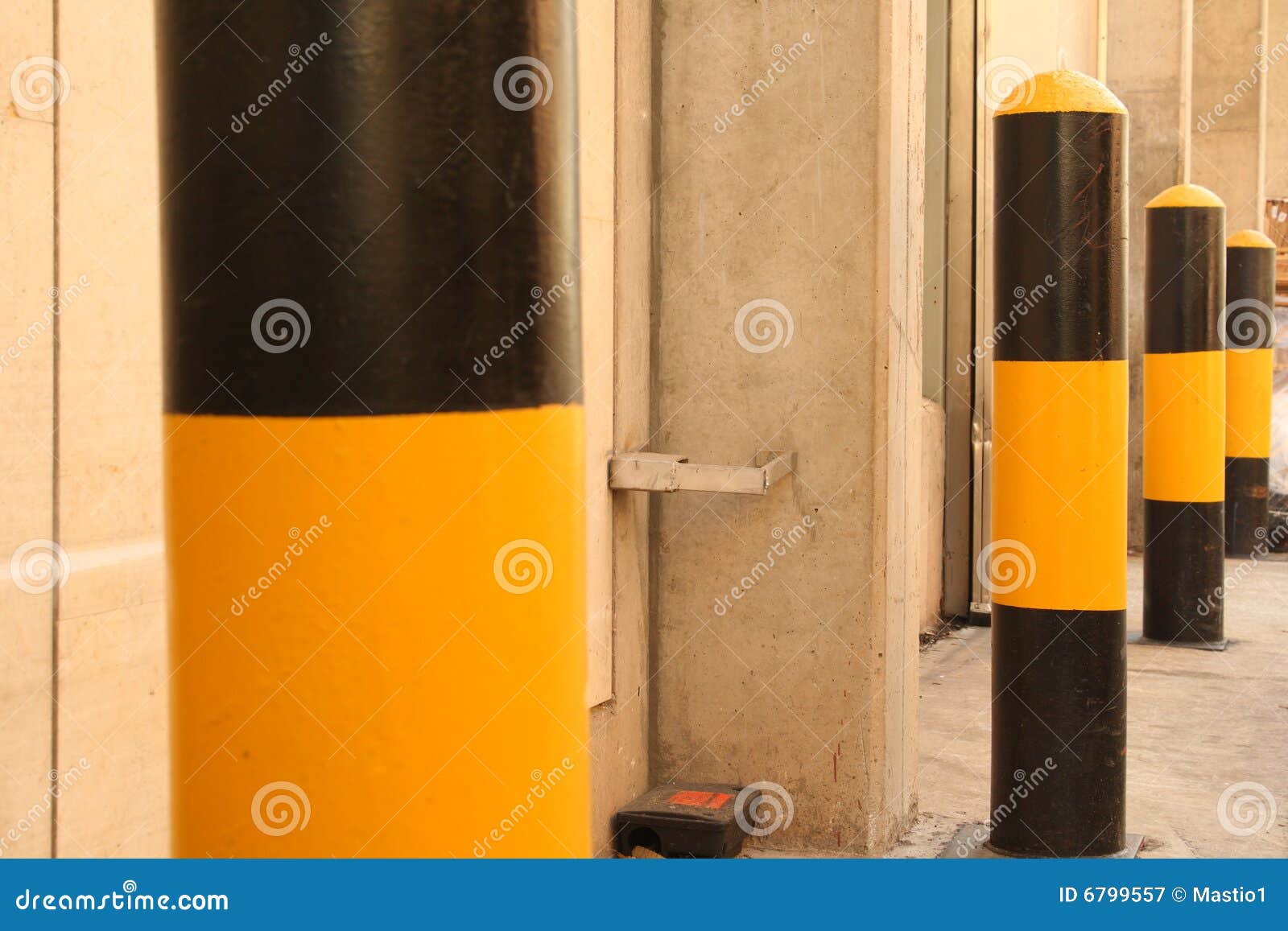 Iron poles stock image. Image of pillar, protect, protection - 6799557