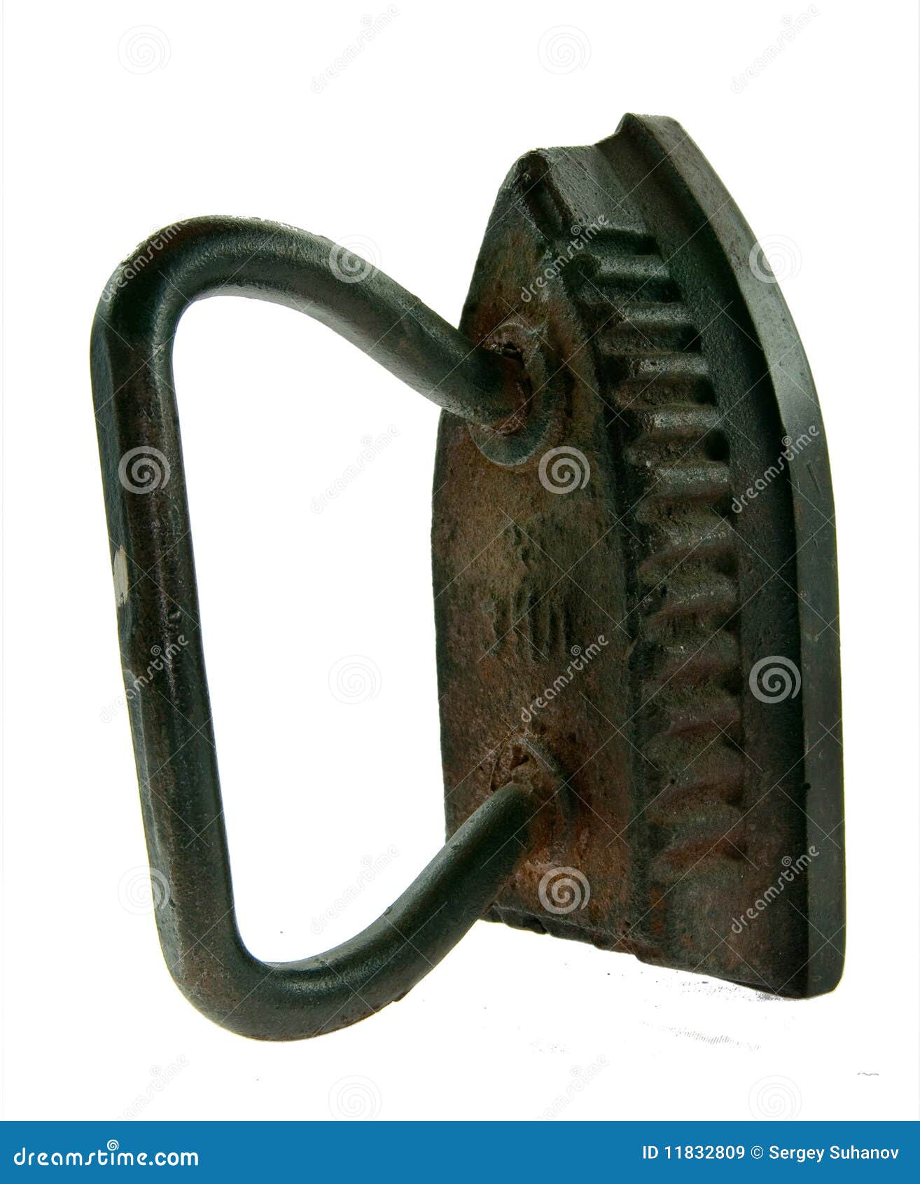 Iron press stock image. Image of handle, decorated, retro - 11832809