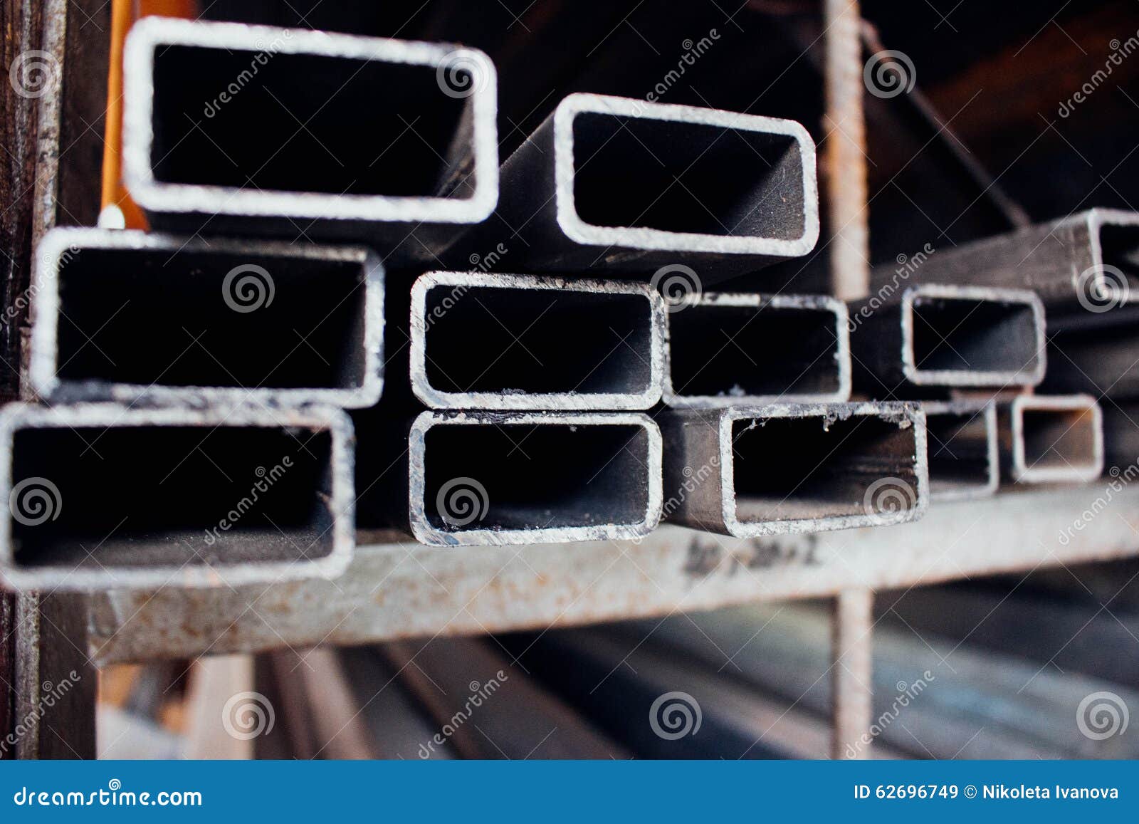 Iron profiles stock image. Image of rough, sheaf, metallic - 62696749