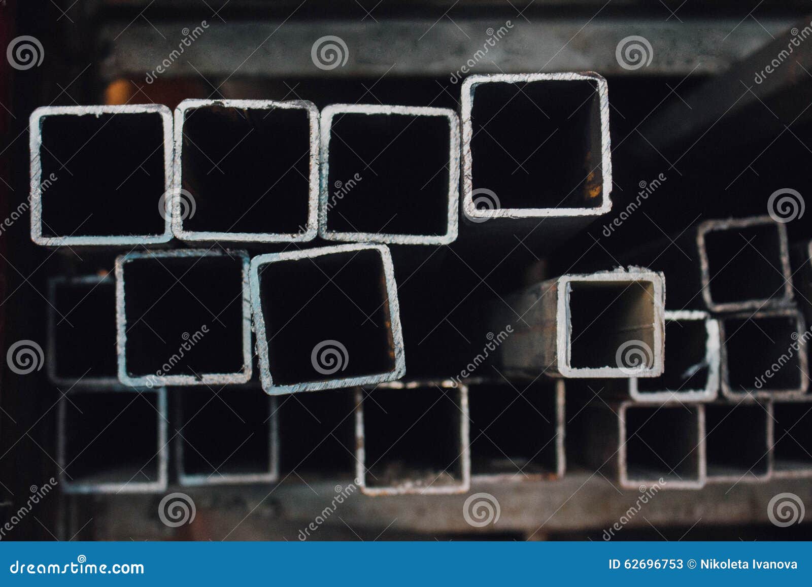 Iron profiles stock image. Image of industry, shelf, bundle - 62696753