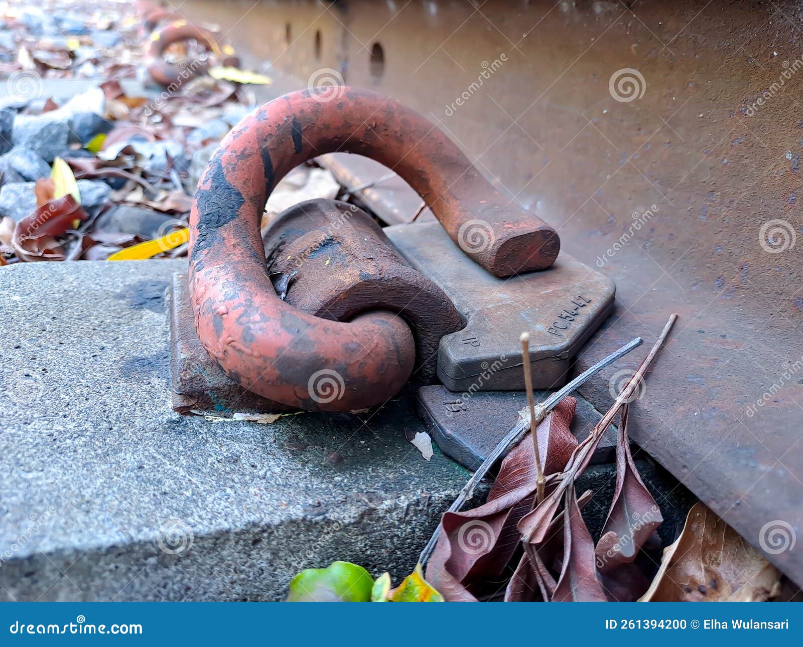 Iron Rail Railroad Lines or Railroad Tracks for the Transportation of ...