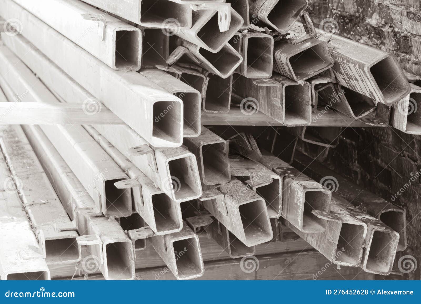 Iron Rectangular Grating Manhole Drainage System On The Pavement Road ...