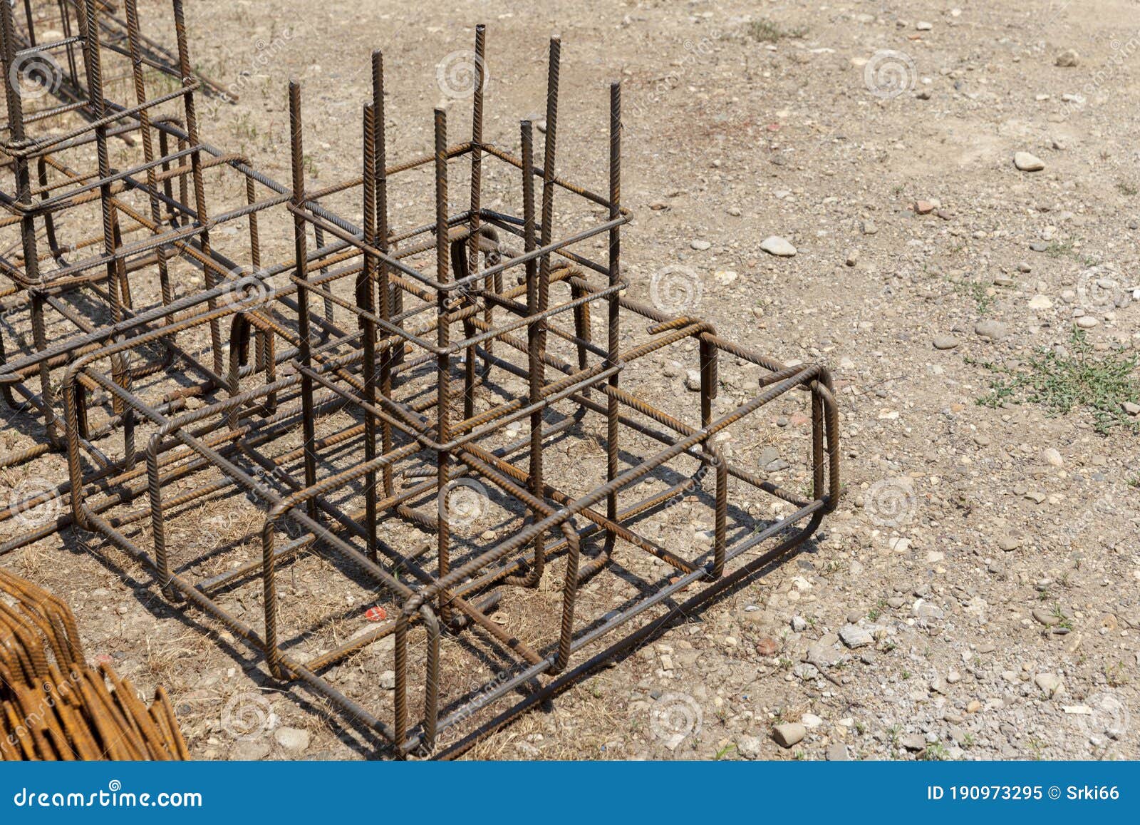 Iron for Reinforced Concrete Stock Image - Image of iron, construction ...