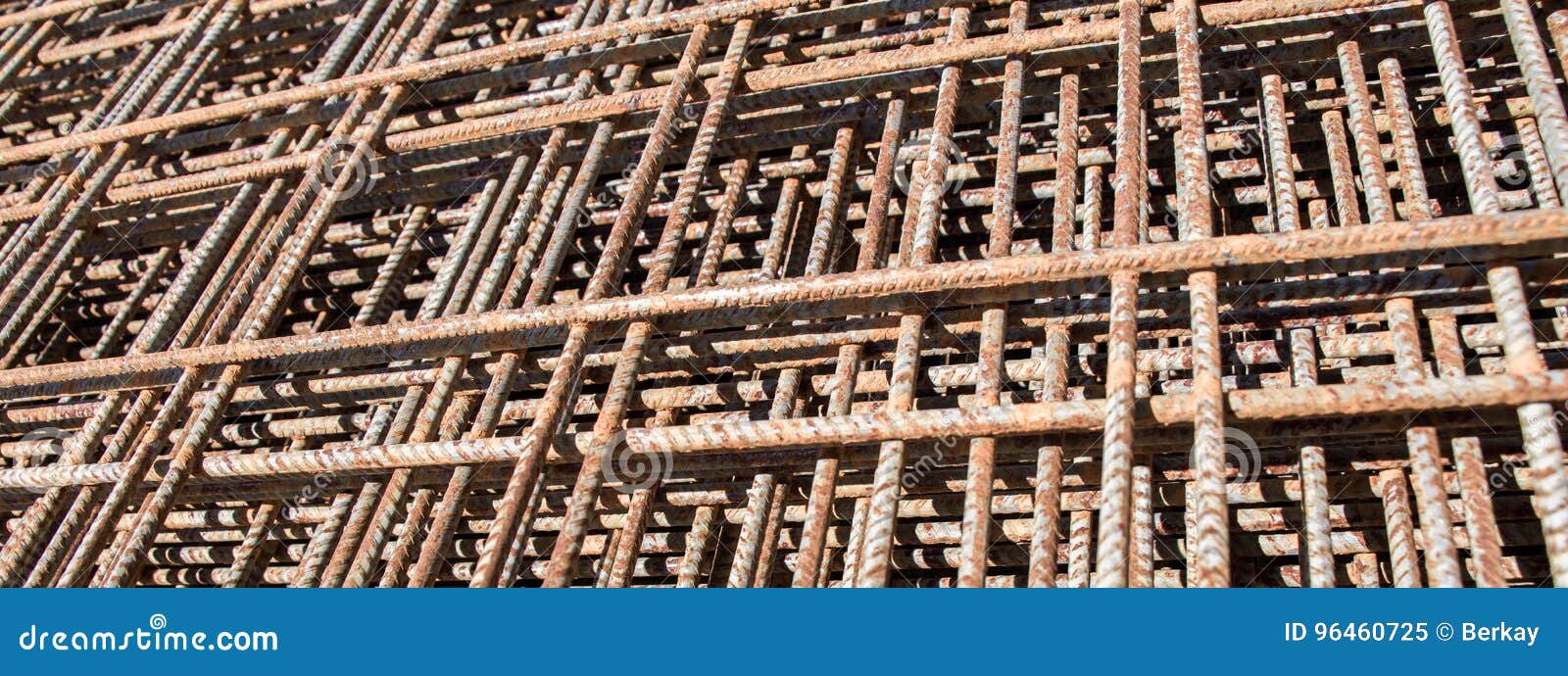 Iron Reinforcement Bars for Construction Stock Image - Image of ...