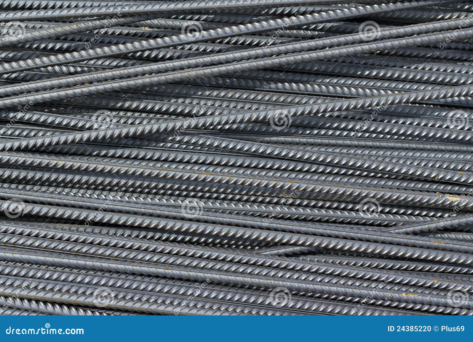 Reinforcement Rods At Construction Site. Steel Rebar Close Up. Rusty ...