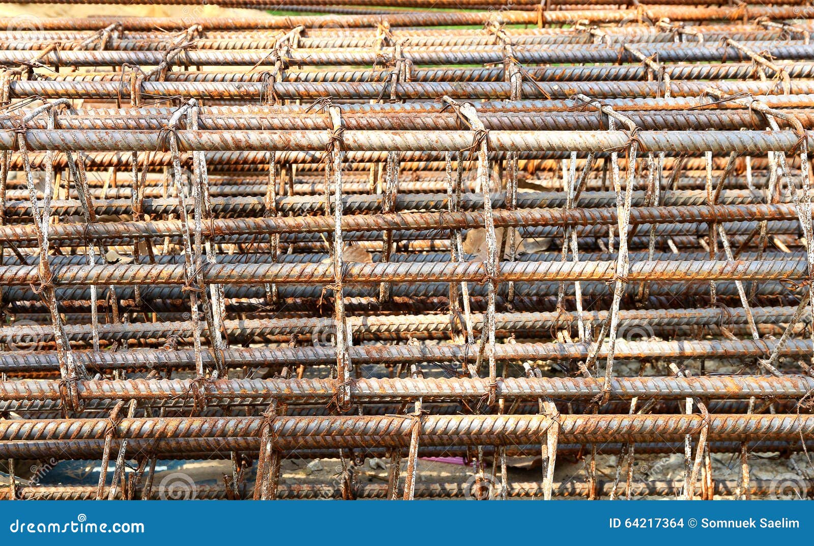 Iron Rod Armature for Construction Stock Photo - Image of line, metal ...