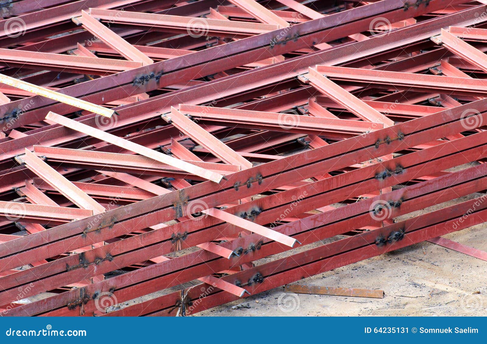 Iron Rod Armature for Construction Stock Image - Image of steel ...