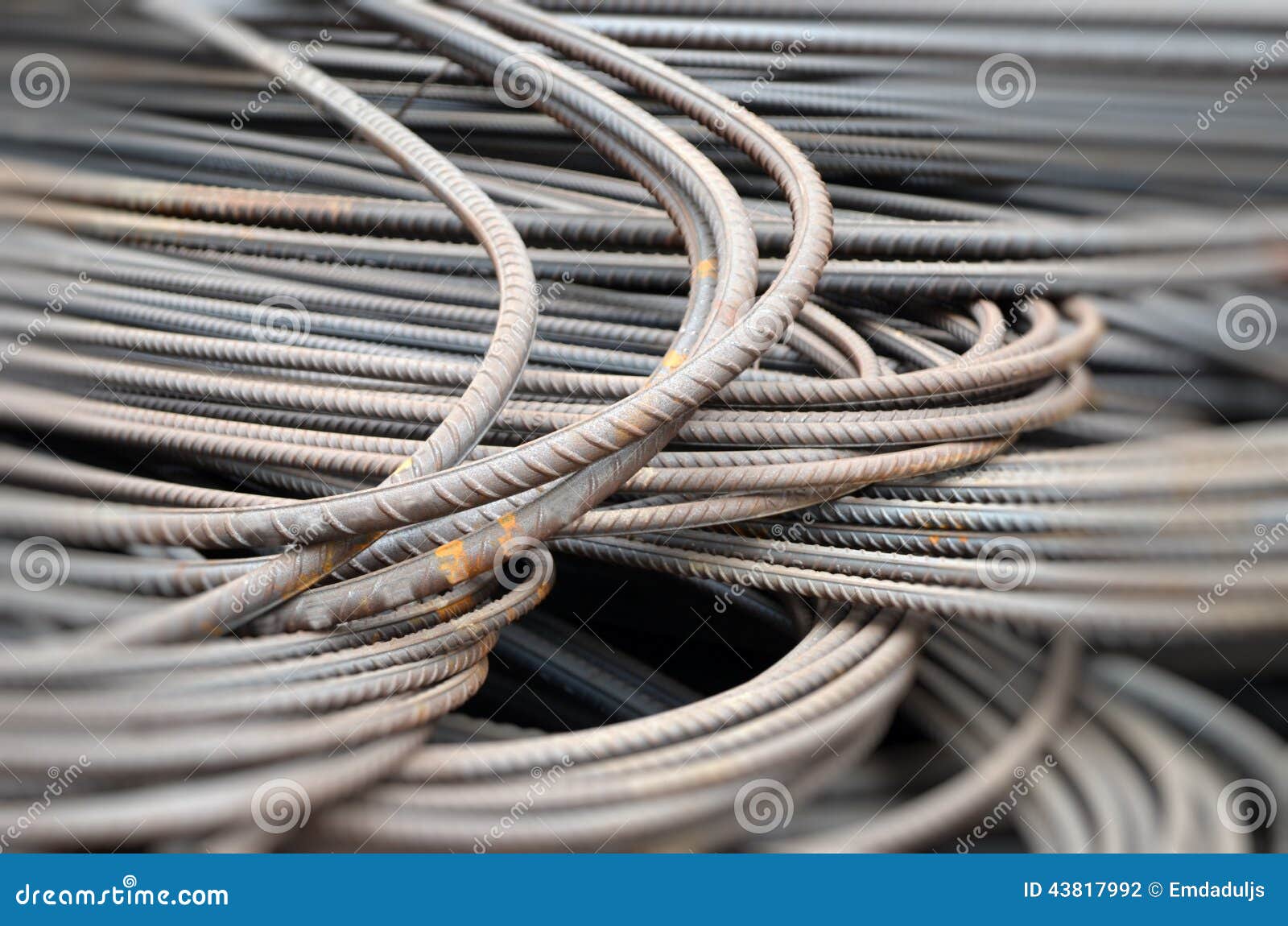 Iron rod stock photo. Image of industrial, gray, close - 43817992