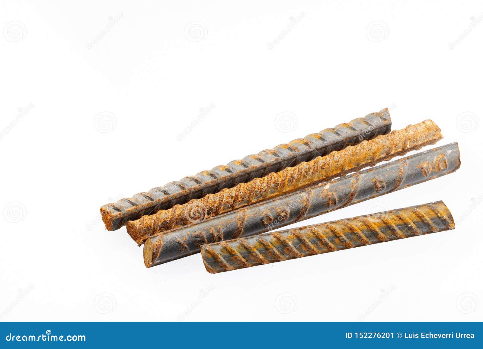 Iron Rod in White Background Stock Image - Image of reinforce, site ...