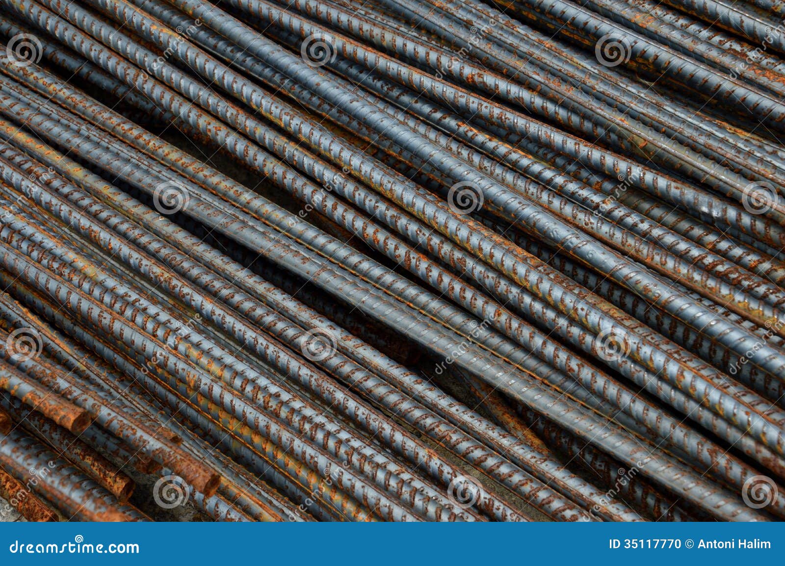 Iron rods stock photo. Image of cement, pattern, foundation - 35117770