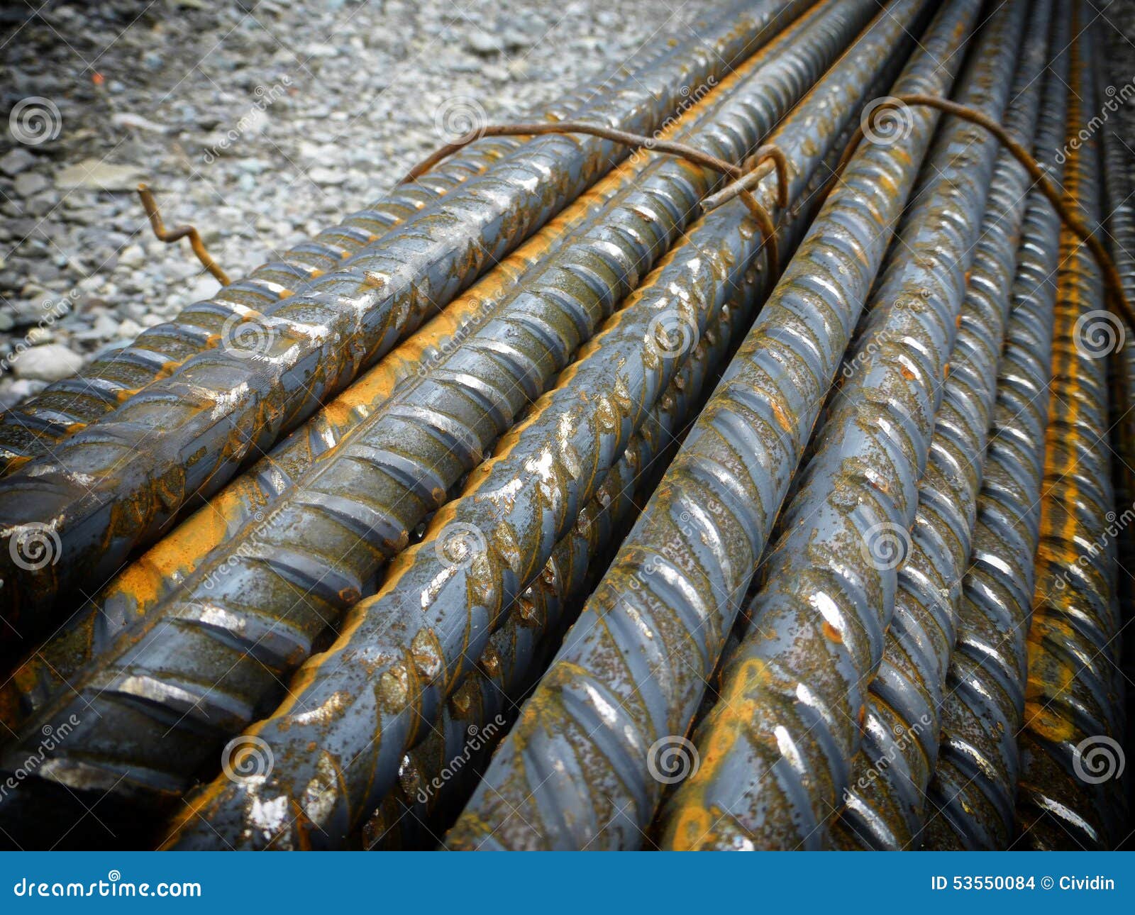 Iron rods stock photo. Image of heap, lines, corrosion - 53550084