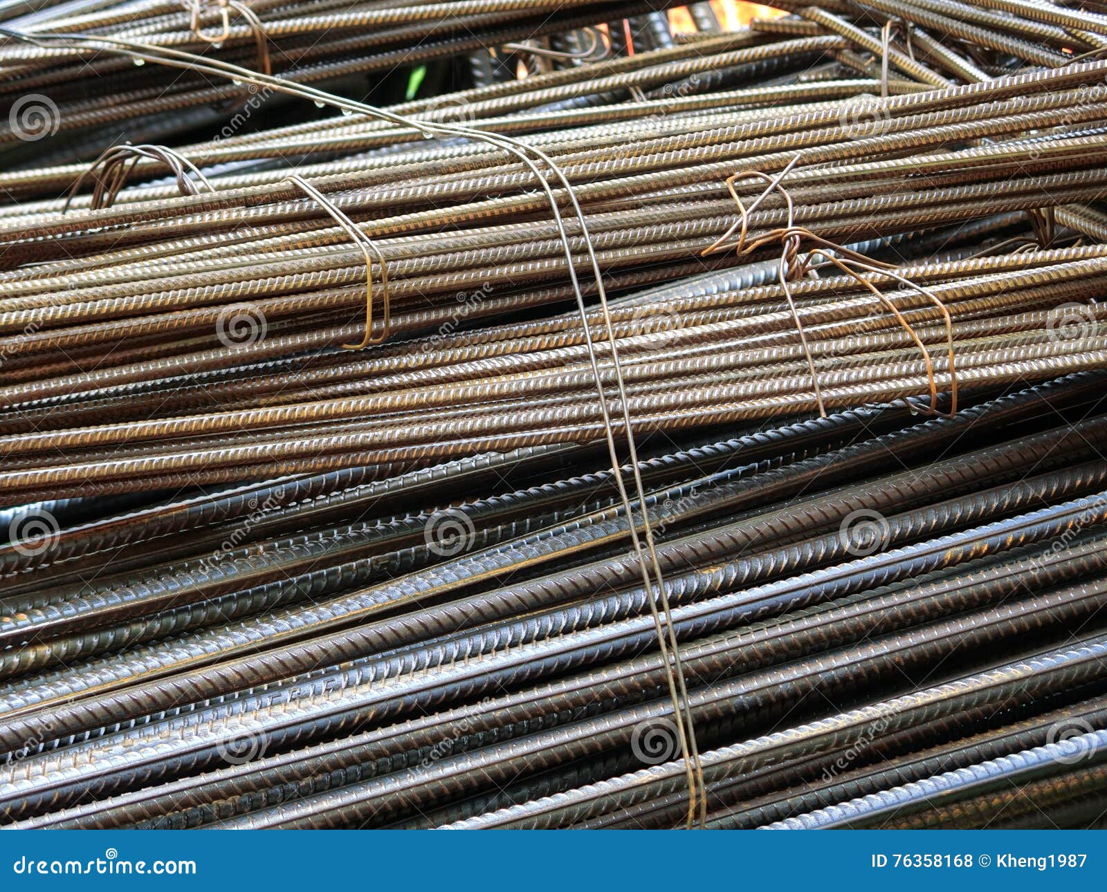 Iron Rods stock photo. Image of metal, construction, iron - 76358168