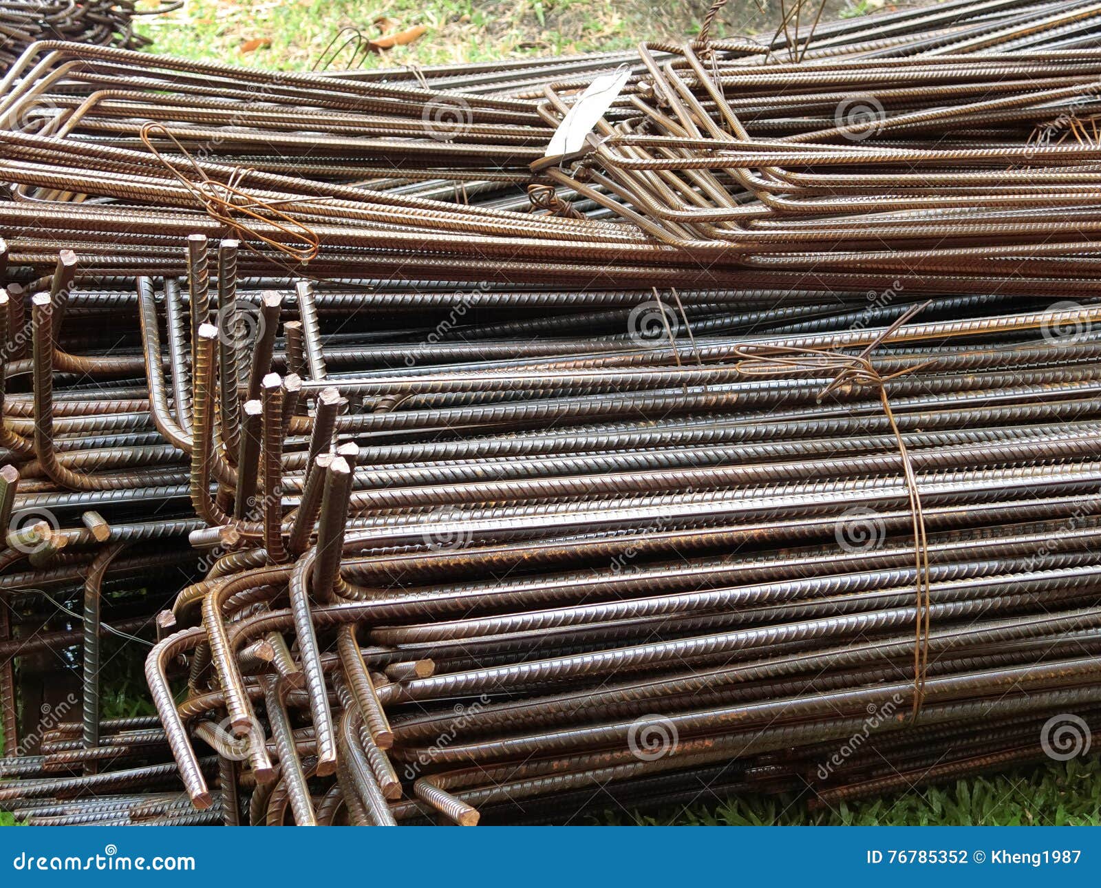 Iron Rods stock photo. Image of metal, long, erecting - 76785352
