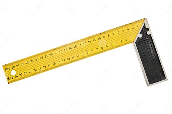 Iron ruler with angle bar stock photo. Image of engineering - 27556092