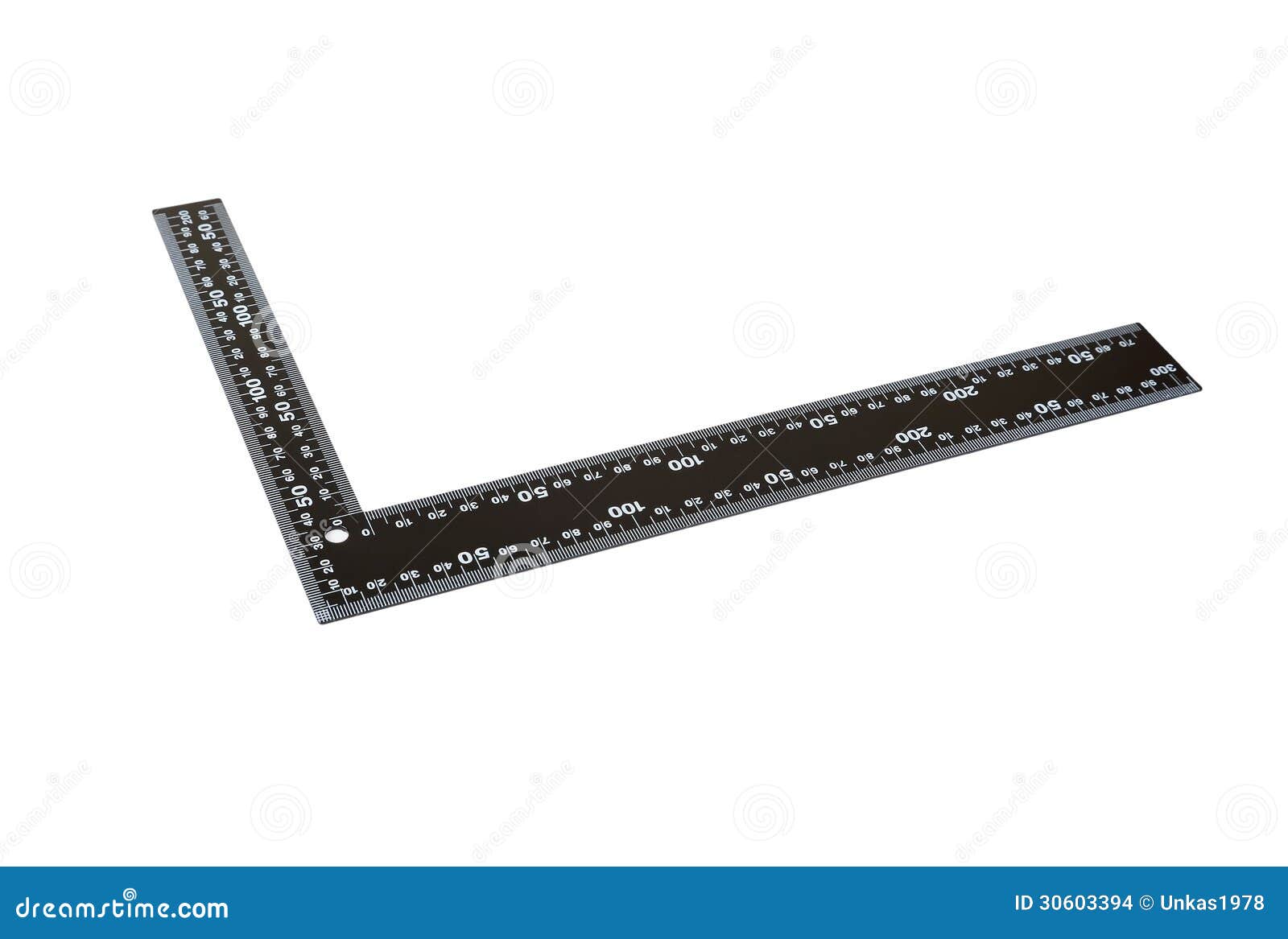 Iron ruler with angle bar stock photo. Image of implement - 30603394