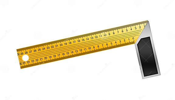 Iron Ruler stock illustration. Illustration of angle - 52161281