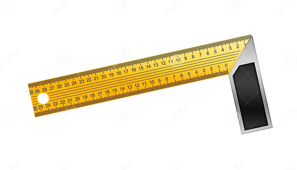 Iron Ruler stock illustration. Illustration of angle - 52161281