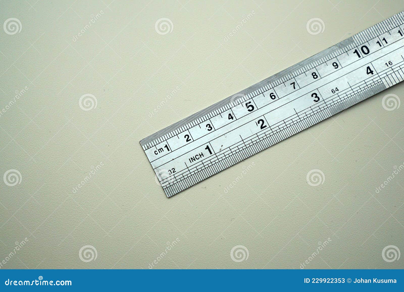 Iron Ruler Isolated on White Stock Image - Image of design, background ...