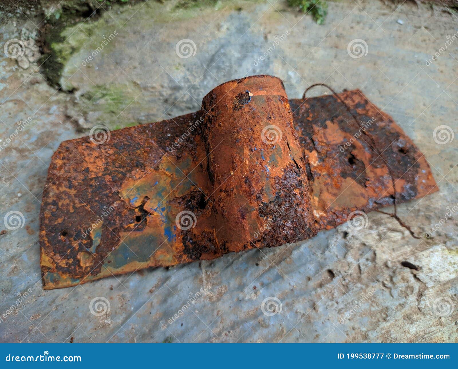 Iron Rust Due To the Corrosion Process Stock Image - Image of metal ...