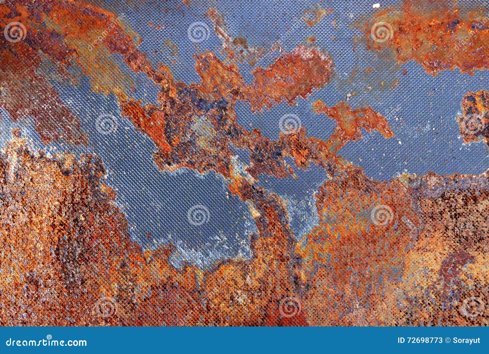 Iron rust stock image. Image of metallic, rusted, pattern - 72698773