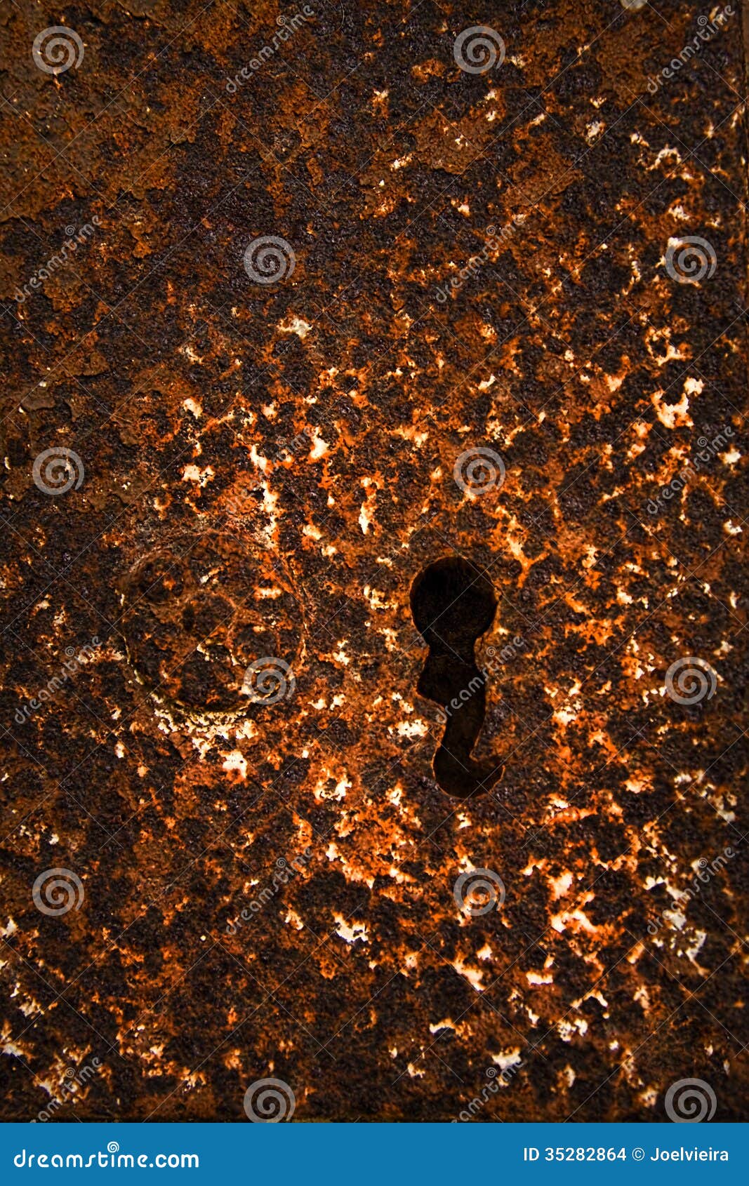 Iron rusty keyhole stock photo. Image of keyhole, doorway - 35282864