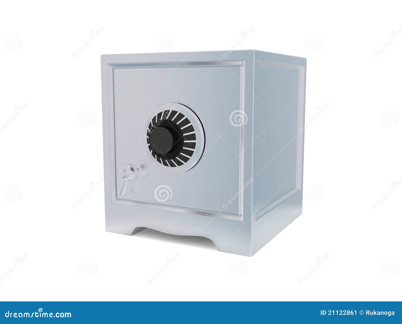 Iron safe. stock illustration. Illustration of protection - 21122861