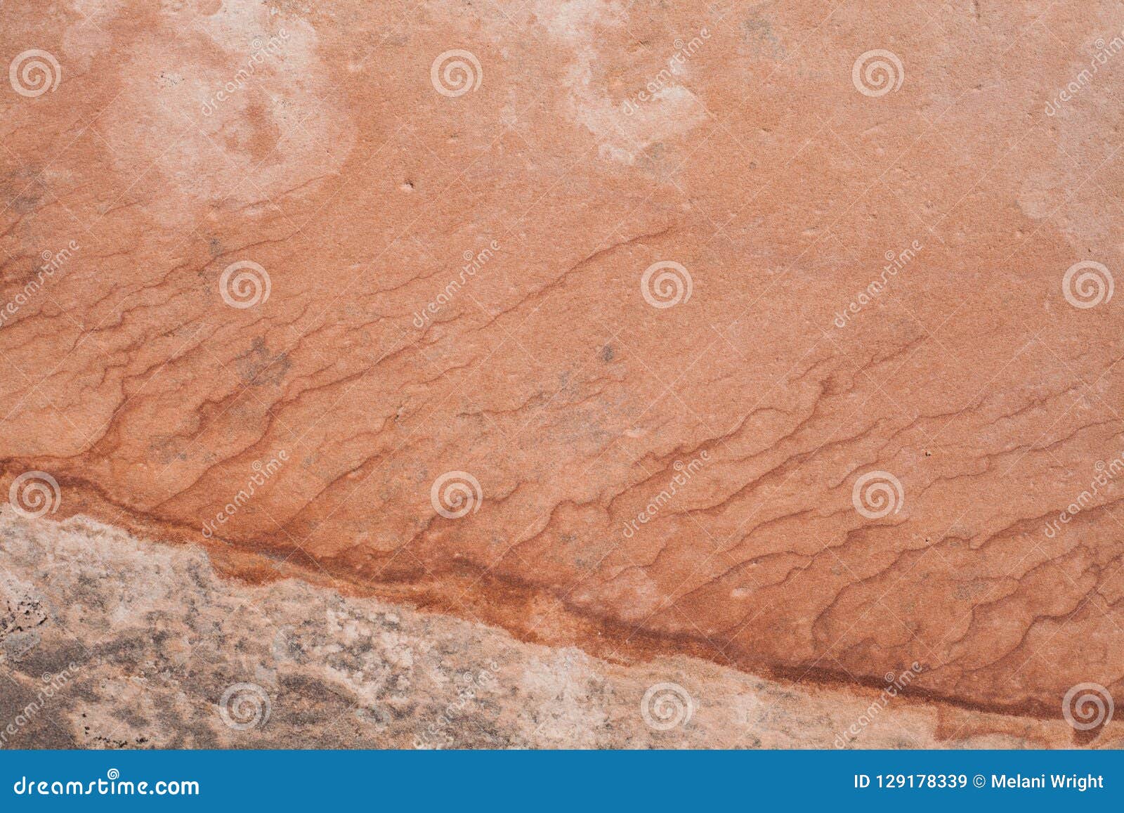 Iron in the Sandstone Marks the Layers of Stratification with Different ...