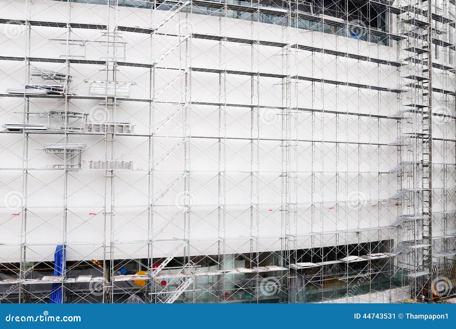 Iron Scaffold stock image. Image of high, occupation - 44743531