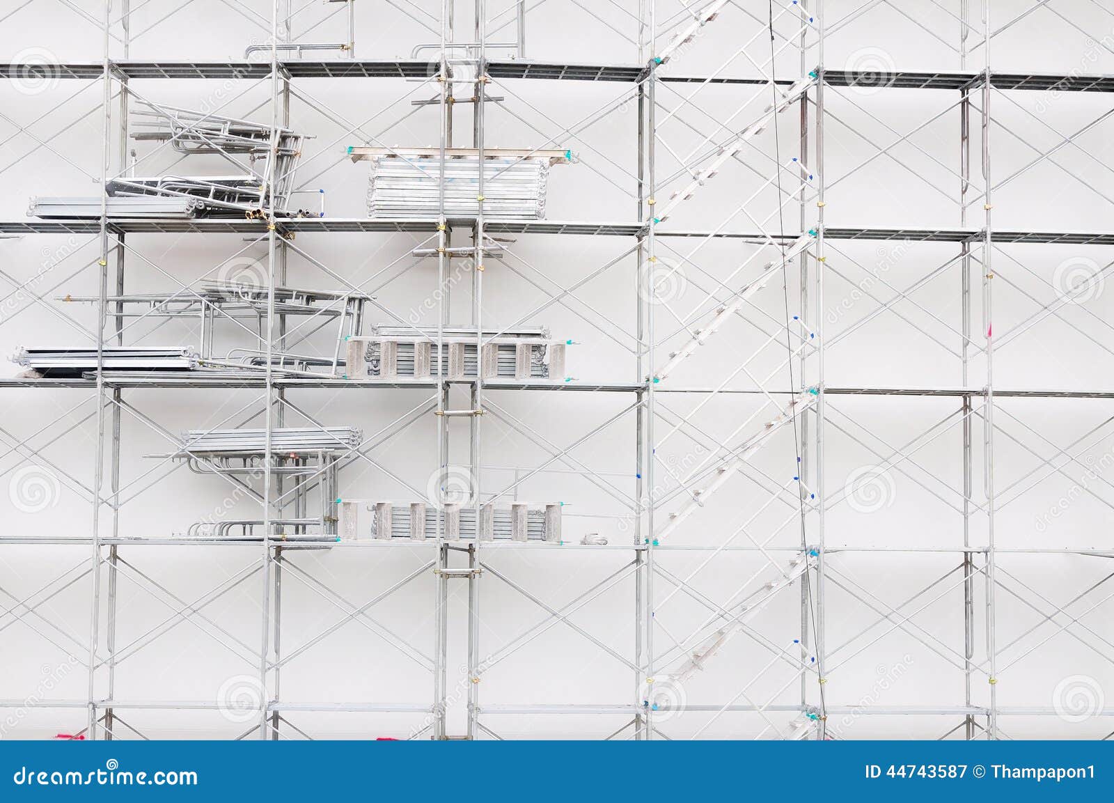 Iron Scaffold stock image. Image of site, occupation - 44743587