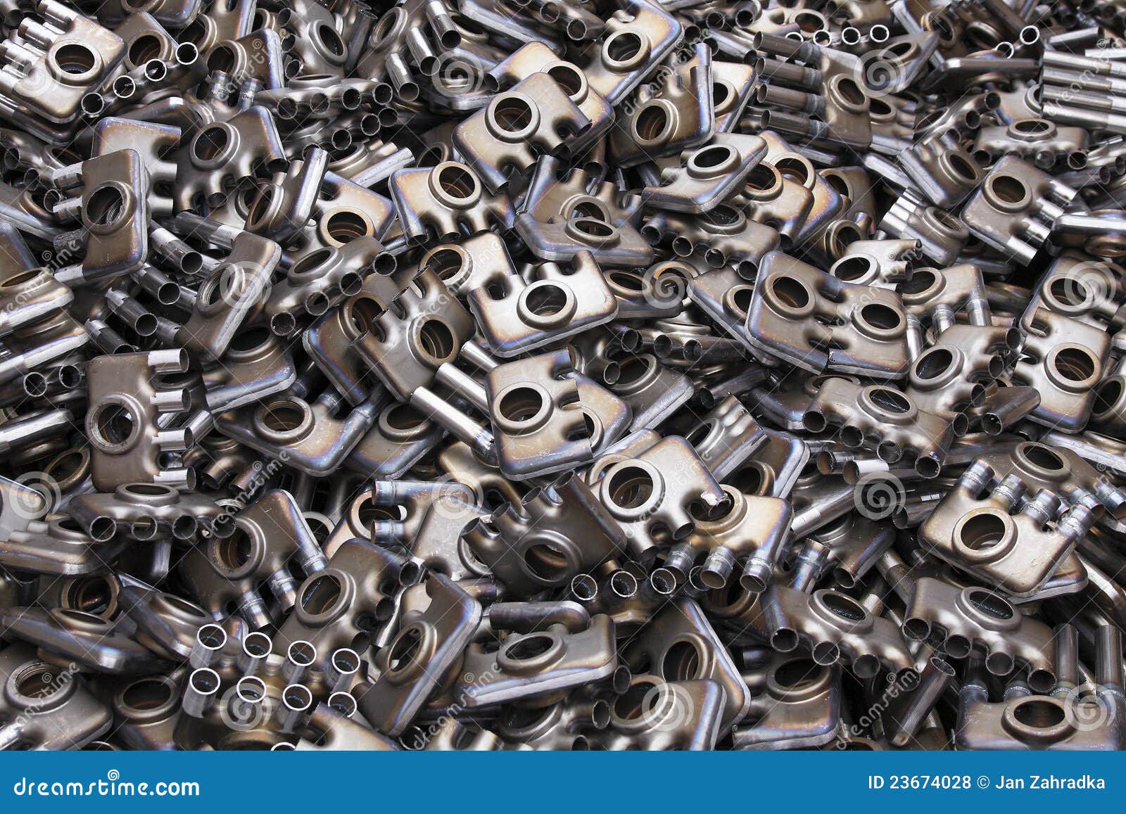 Iron scrap stock photo. Image of production, tube, round - 23674028
