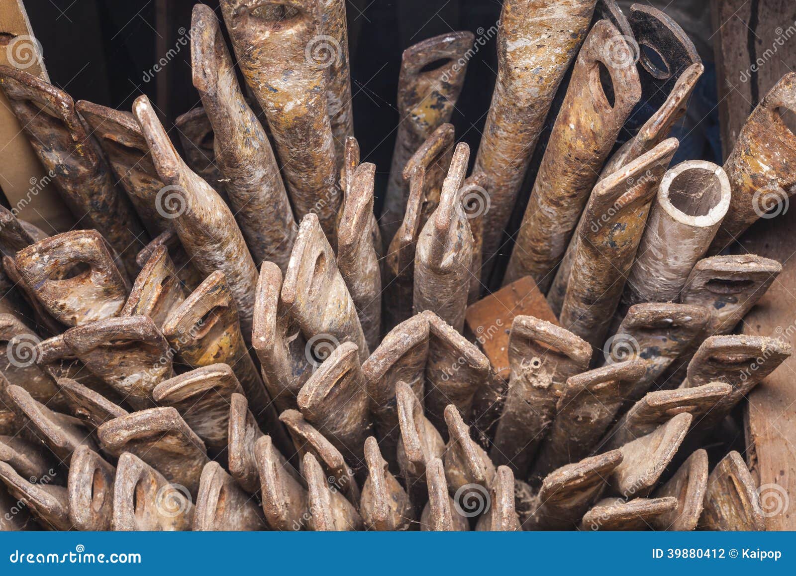 Iron scrap stock photo. Image of decay, material, construction - 39880412